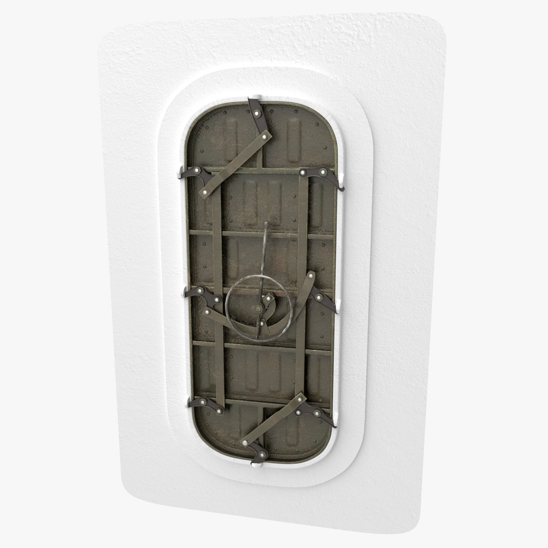 Ship Bulkhead Door 3D model - TurboSquid 1817681