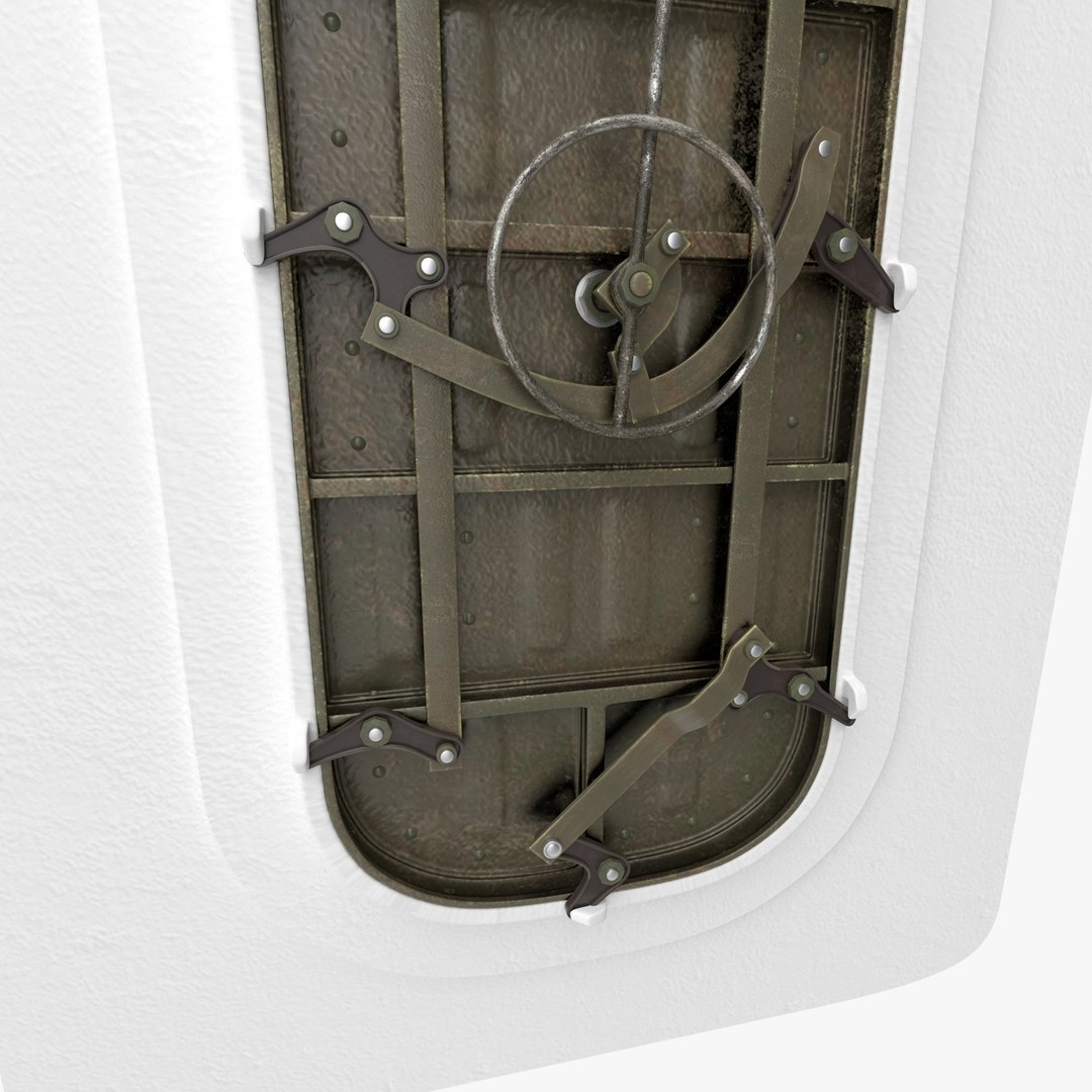Ship Bulkhead Door 3D Model - TurboSquid 1817681