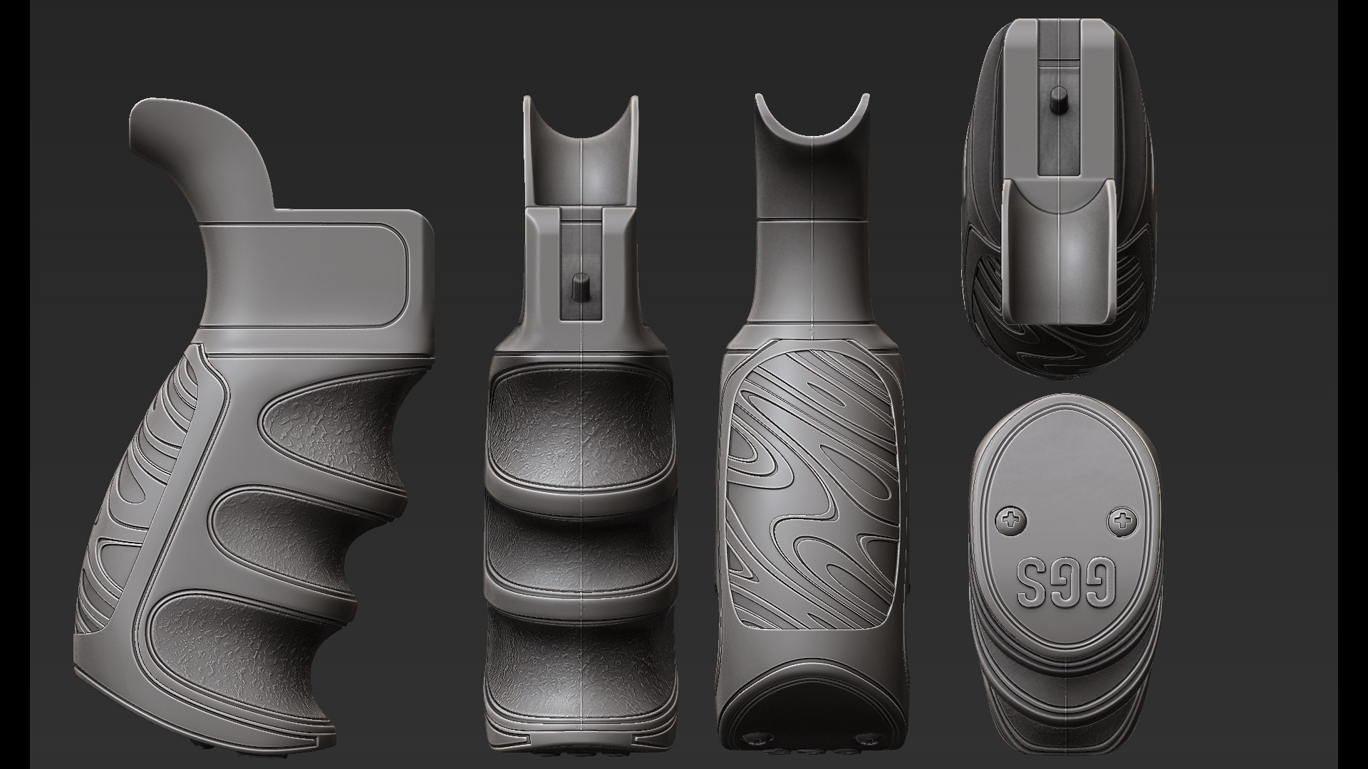 Pistol Grip AR15 - High-poly 3D Model 3D Model - TurboSquid 2147788