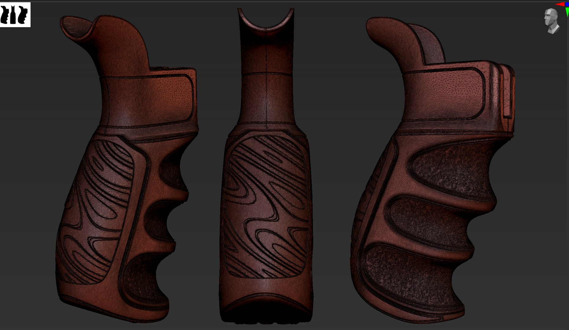 Pistol Grip AR15 - High-poly 3D Model 3D Model - TurboSquid 2147788