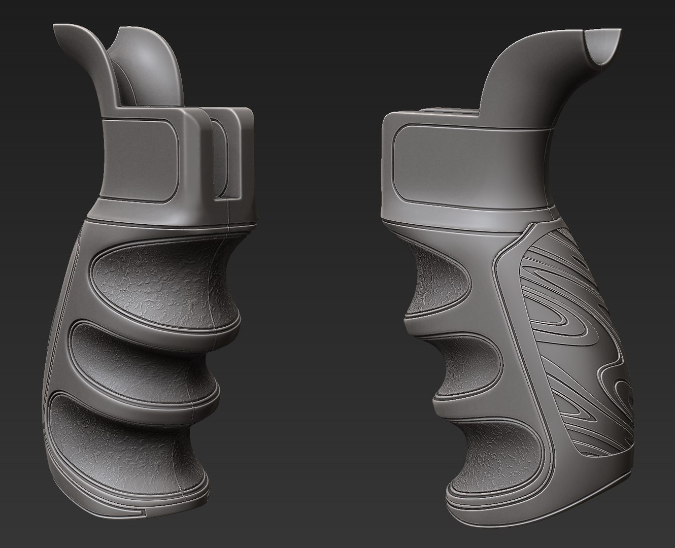 Pistol Grip AR15 - High-poly 3D Model 3D Model - TurboSquid 2147788