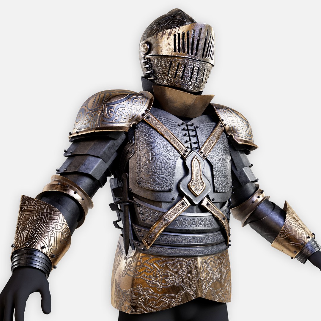 3D Set Armor - TurboSquid 1951041