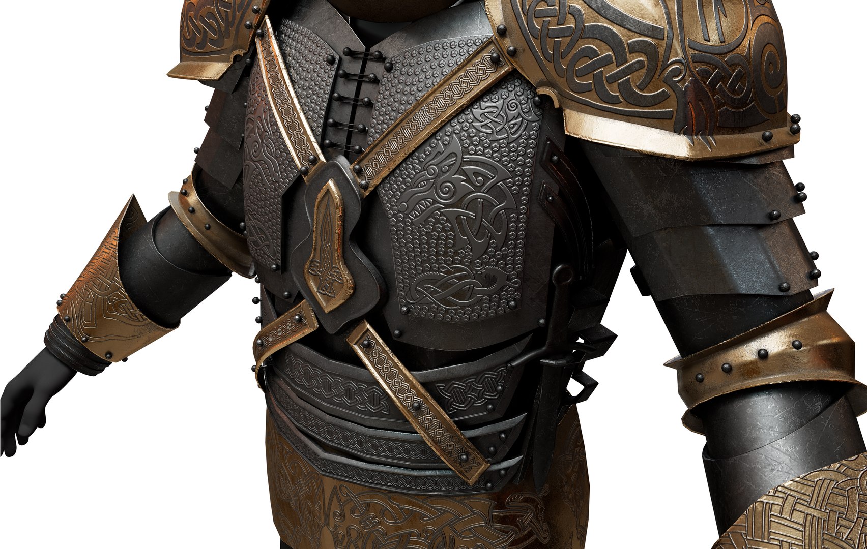 3D Set Armor - TurboSquid 1951041