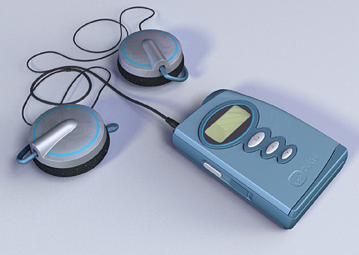 modelo 3d Reproductor de MP3 Virgin Pulse - TurboSquid 259318