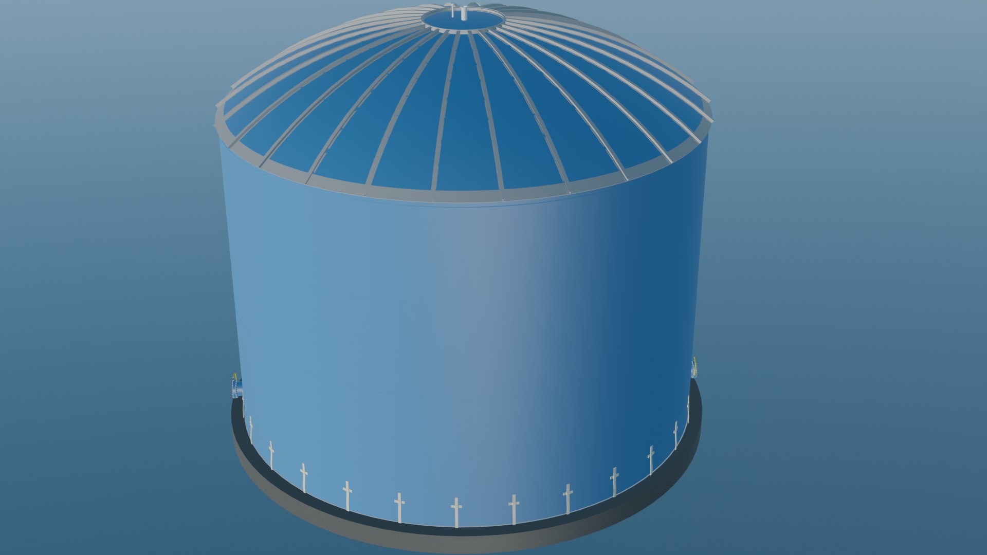 Storage Tank Model - TurboSquid 2217653