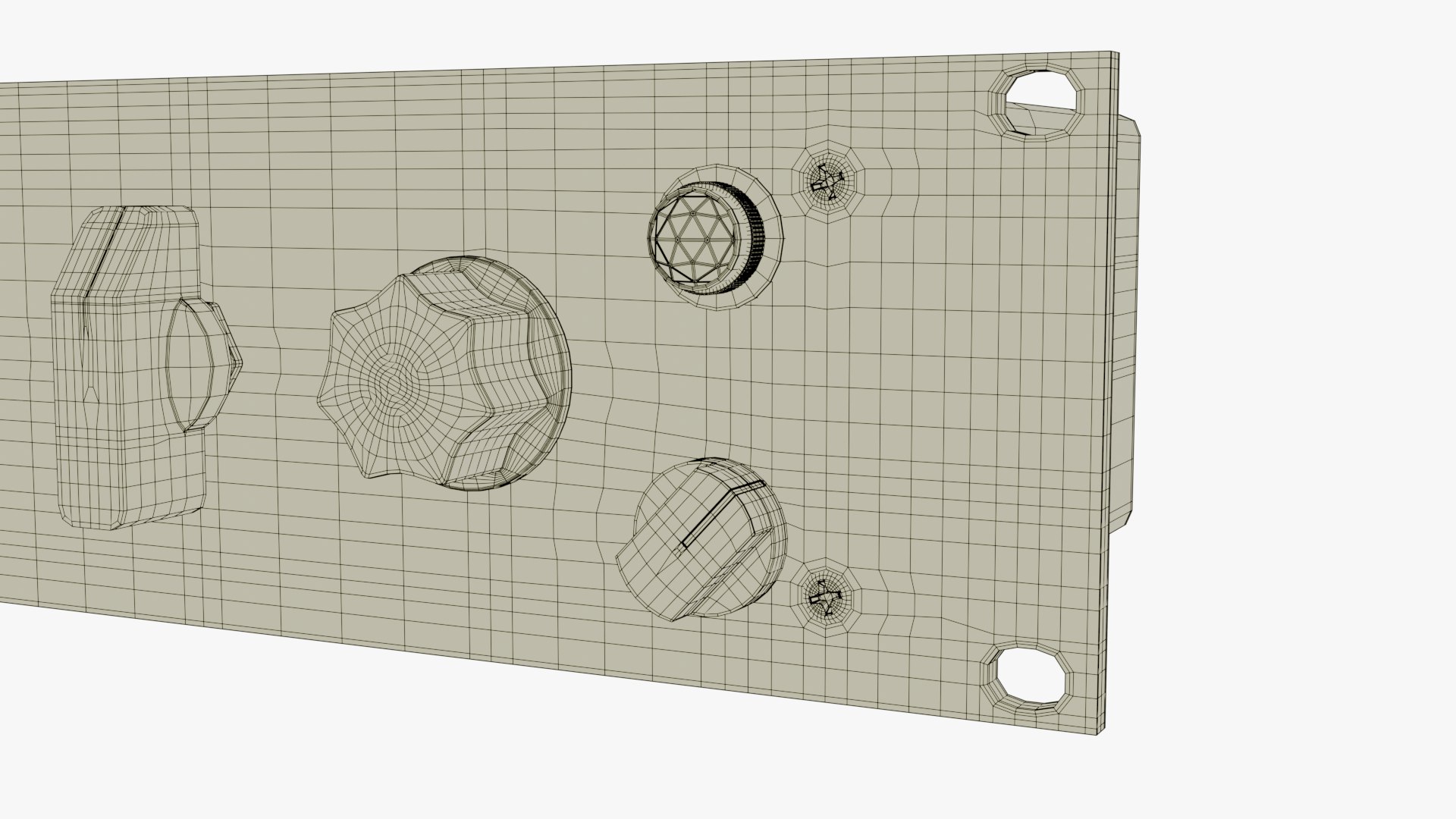 Tube-Tech ME 1B Midrange Equalizer 3D Model - TurboSquid 2312637