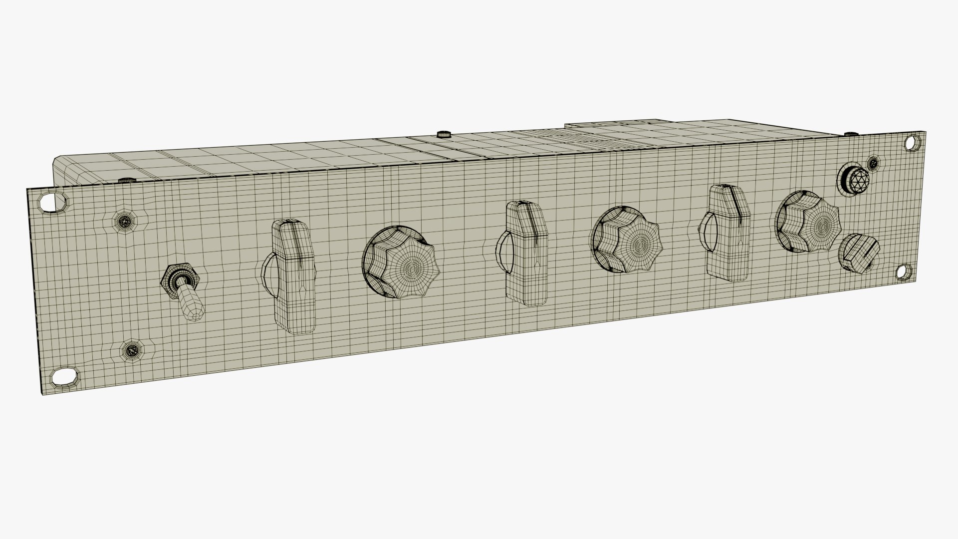 Tube-Tech ME 1B Midrange Equalizer 3D Model - TurboSquid 2312637