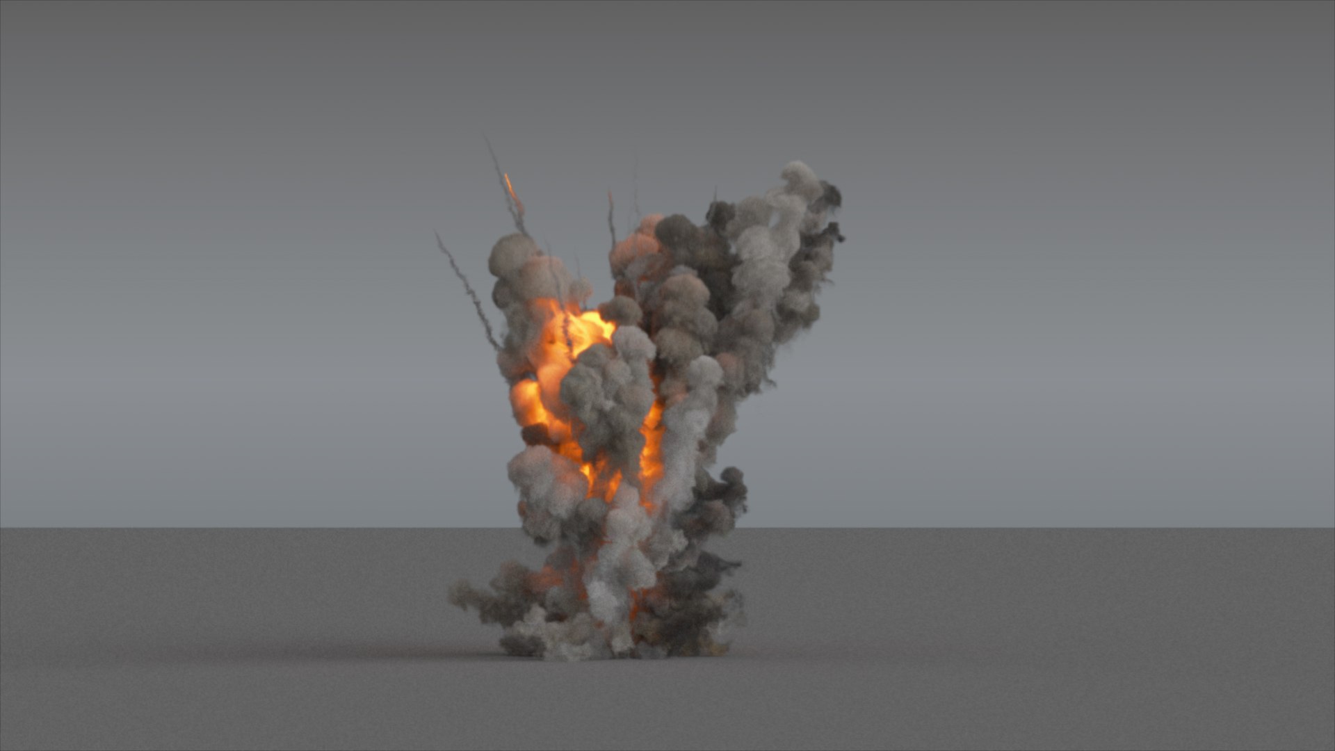 3D Ground Explosion Trails 02 - Vdb Model - TurboSquid 2225993