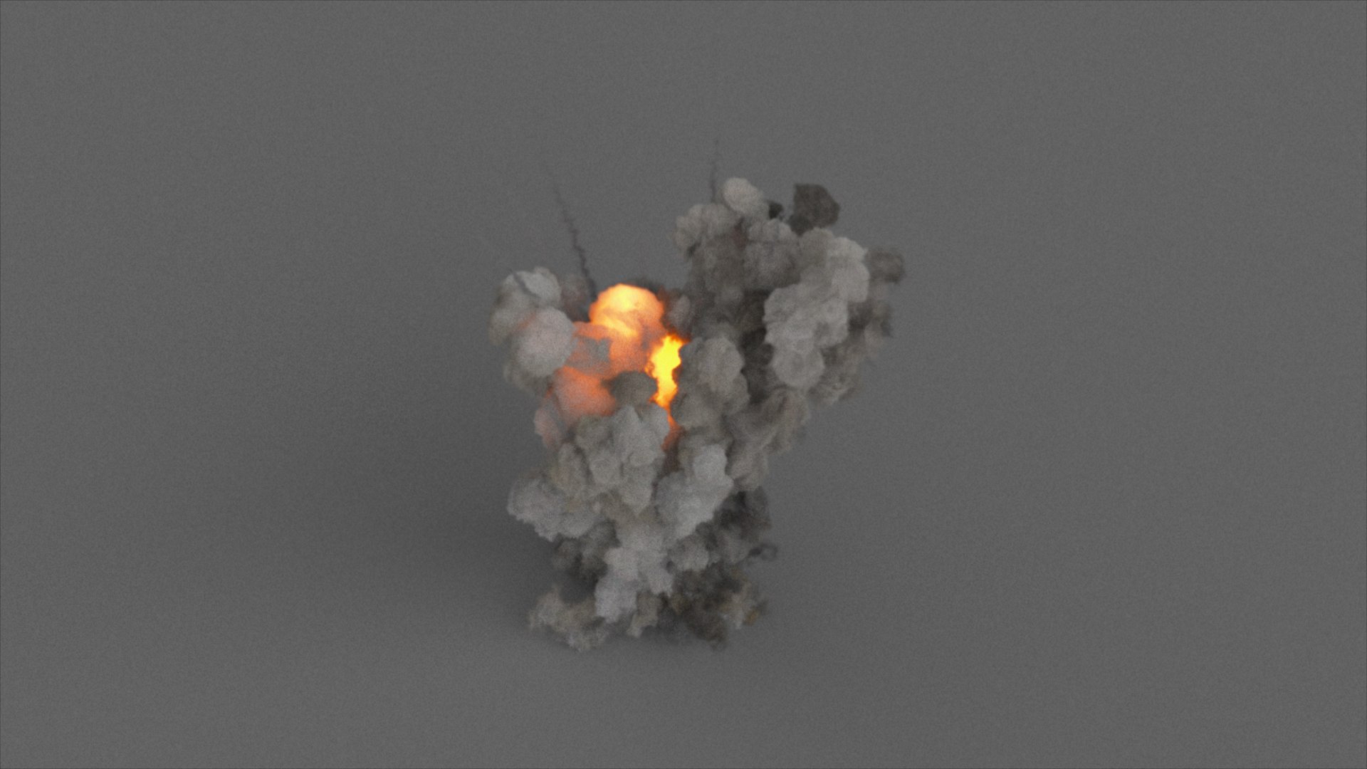 3D Ground Explosion Trails 02 - Vdb Model - TurboSquid 2225993