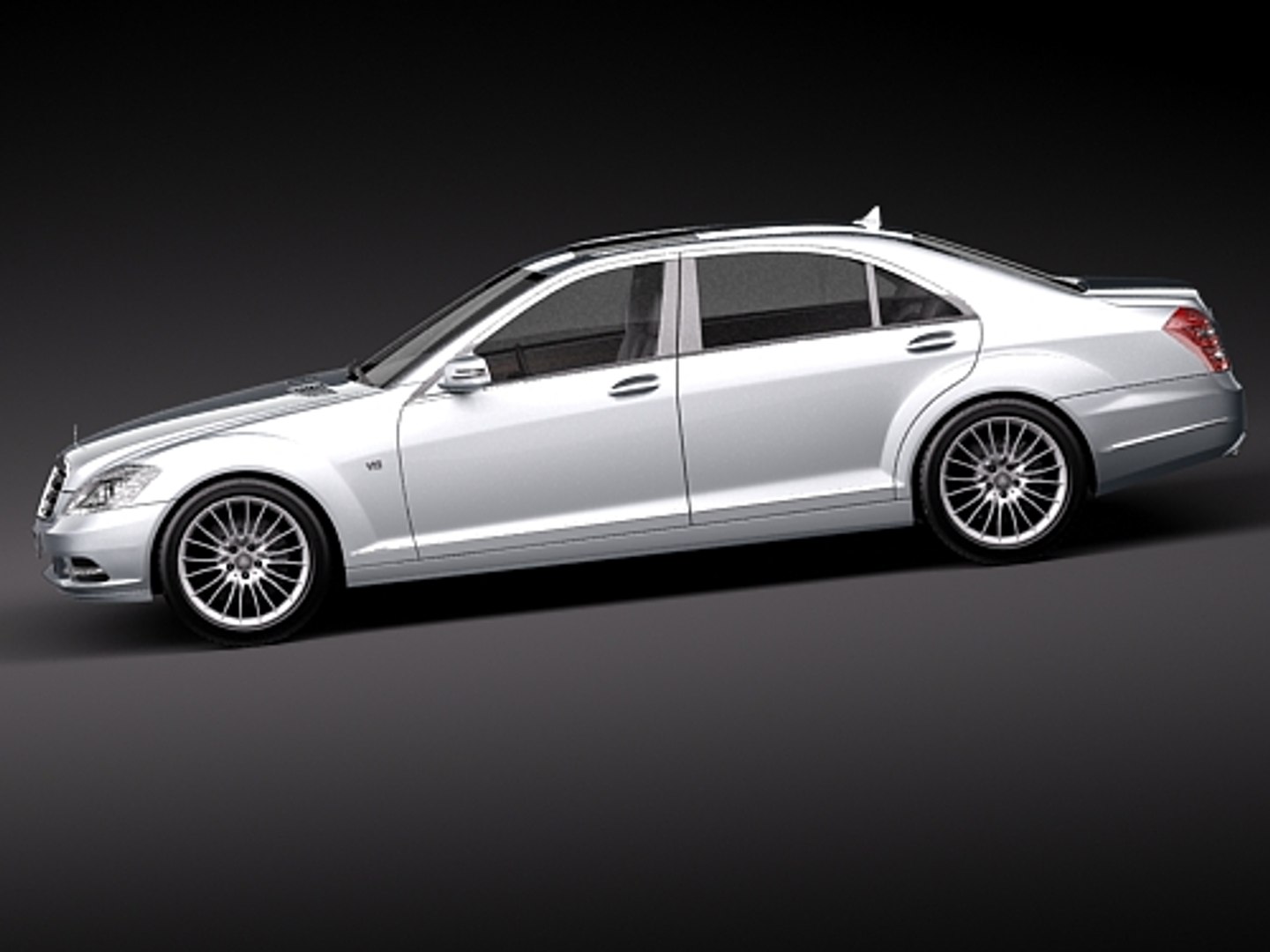 Mercedes S Class S-class 3d 3ds