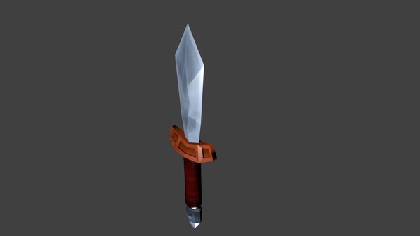 dagger fantasy 3d blend
