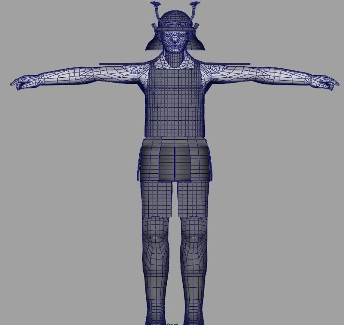 Maya Samurai T-posed