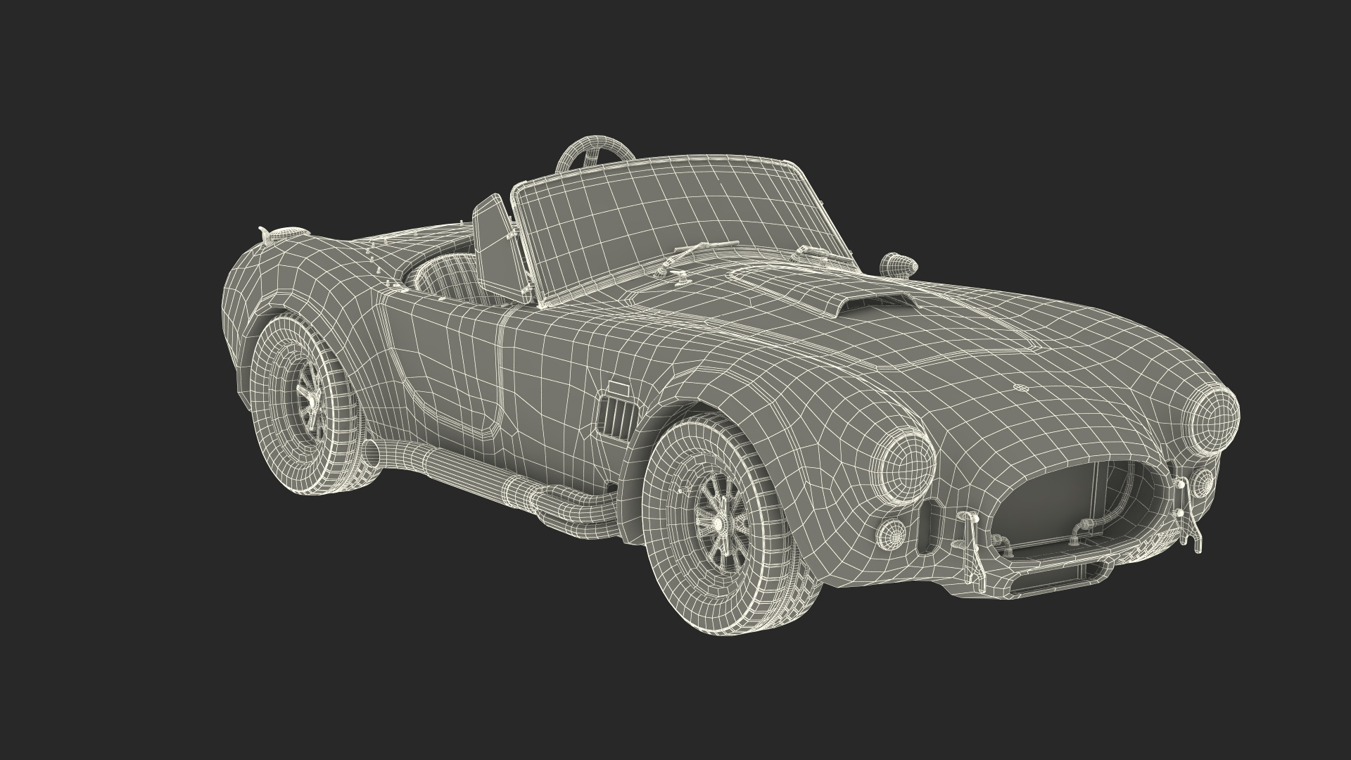 3D Shelby Cobra 1965 Rigged - TurboSquid 2279311