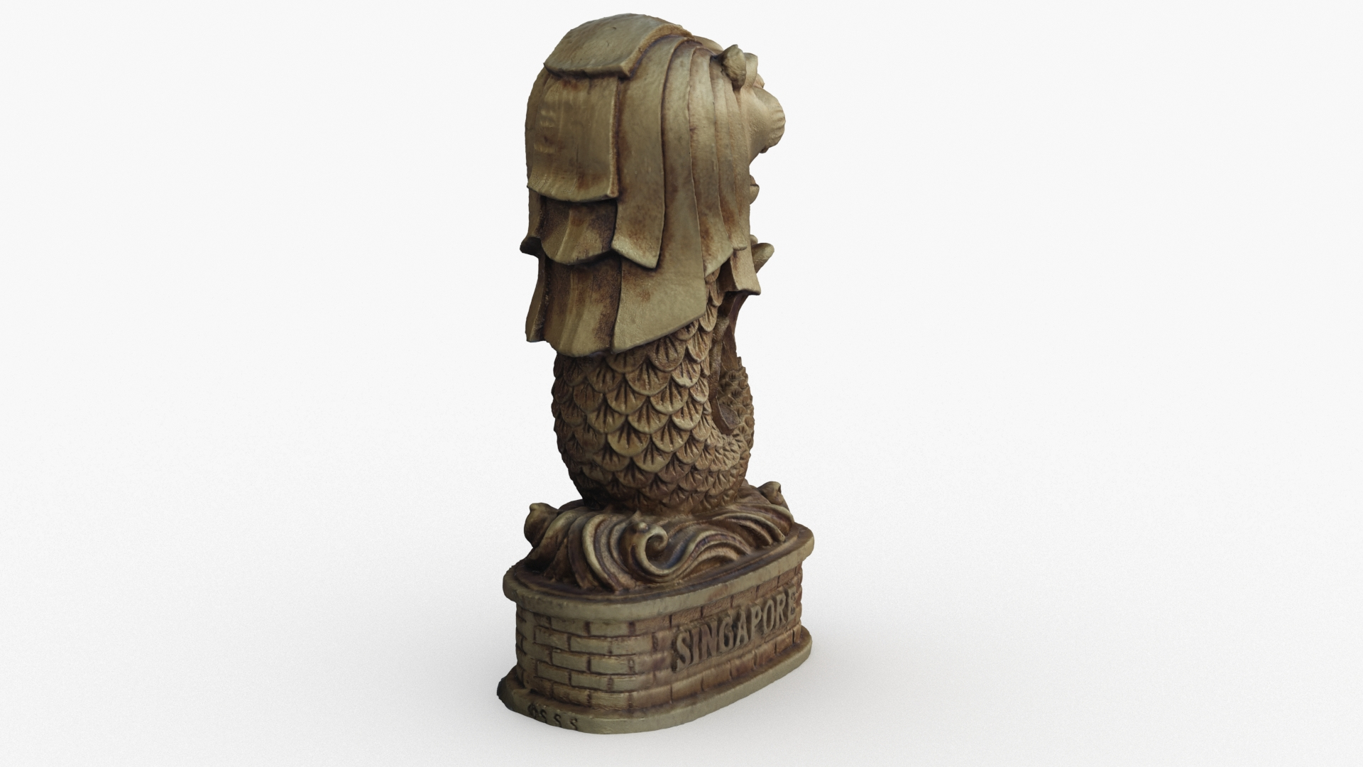 Merlion Figurine 3D - TurboSquid 1648459