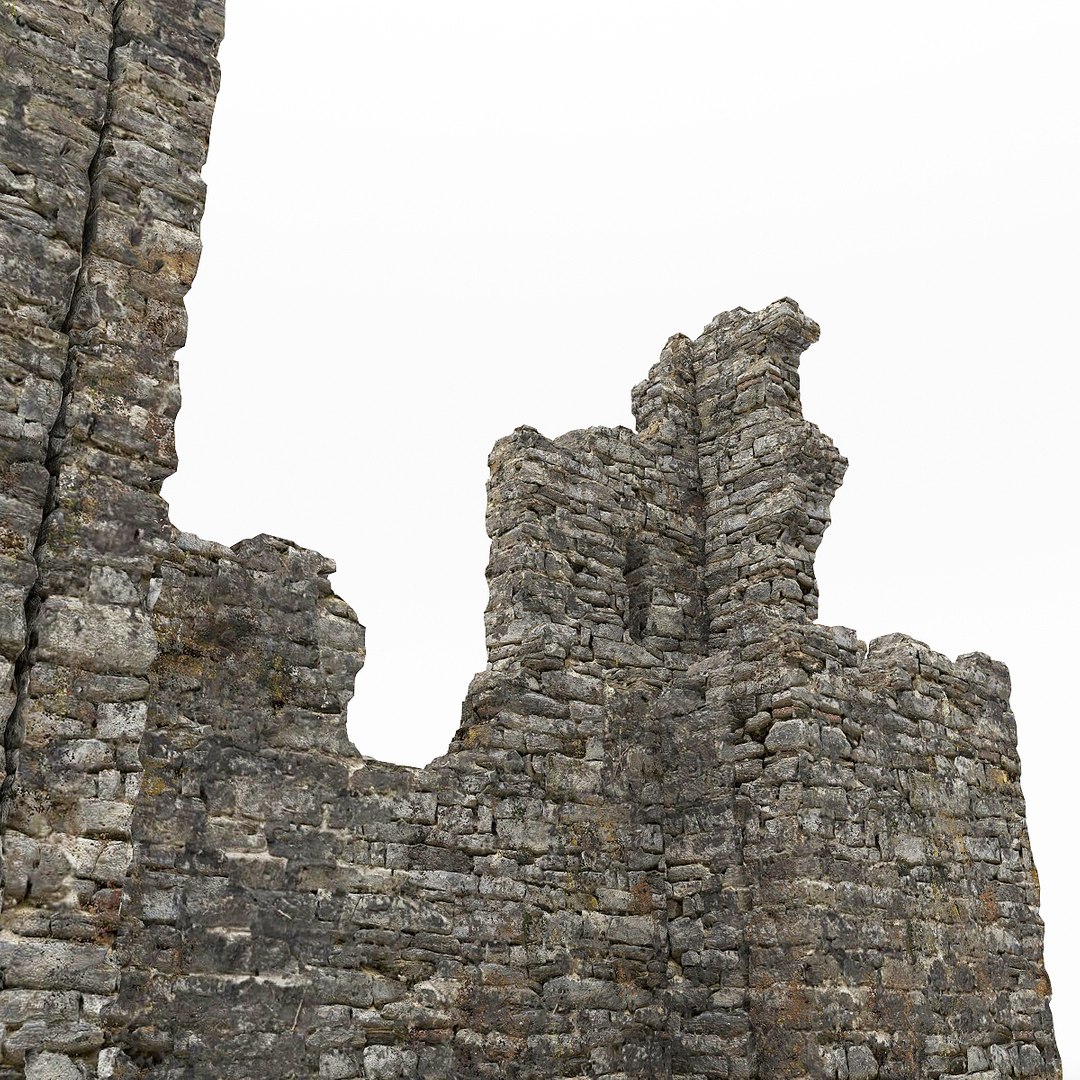 3d Castle Ruins Model