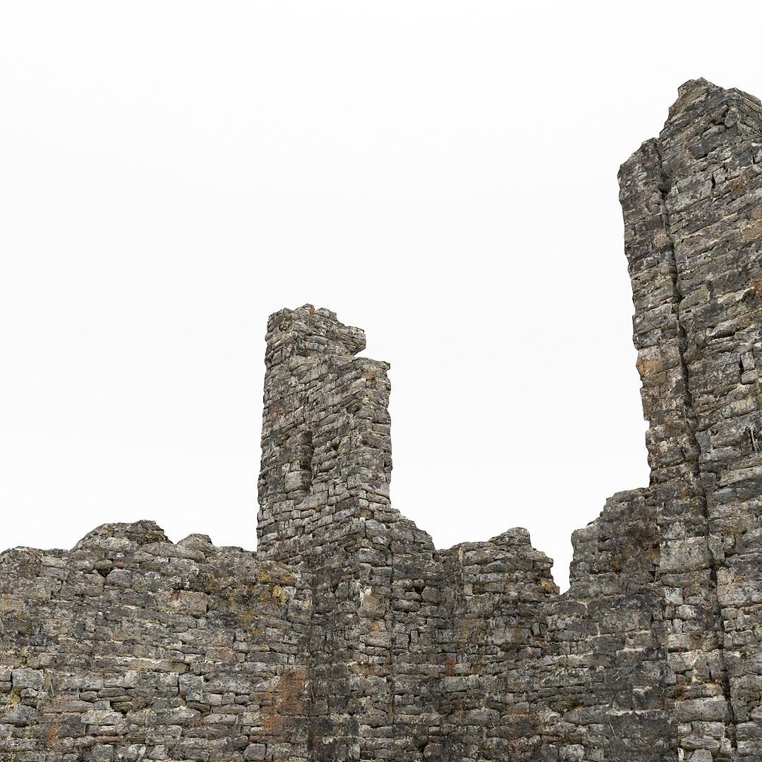 3d Castle Ruins Model