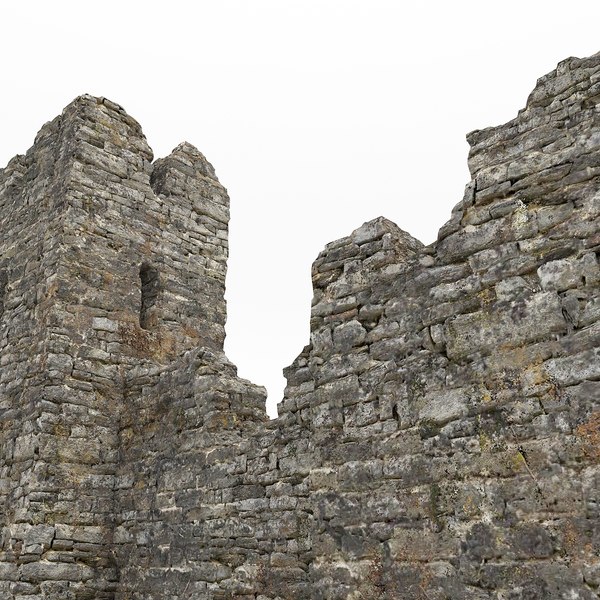 3d model castle ruins