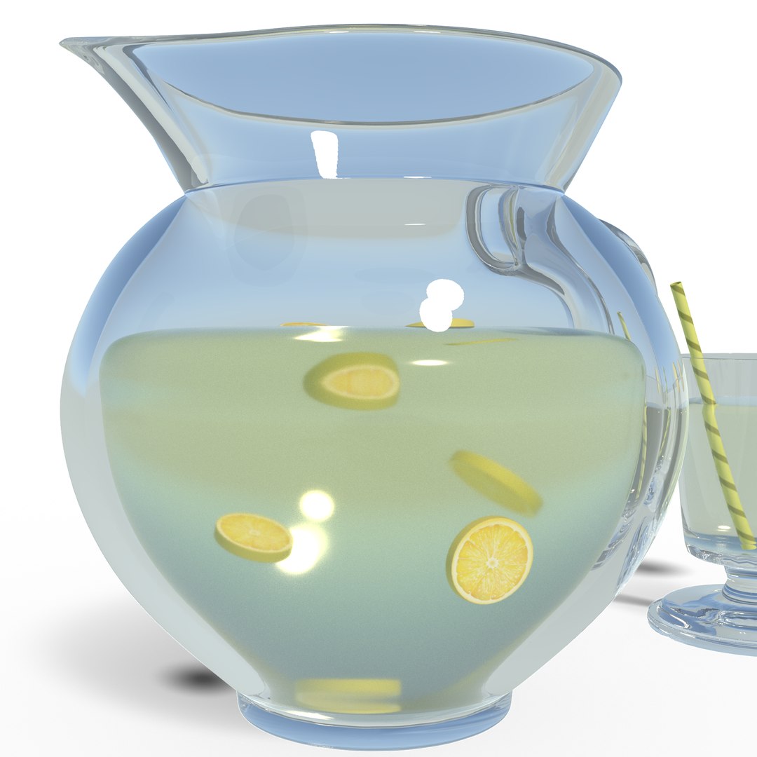 Lemonade Set Model - TurboSquid 2099598