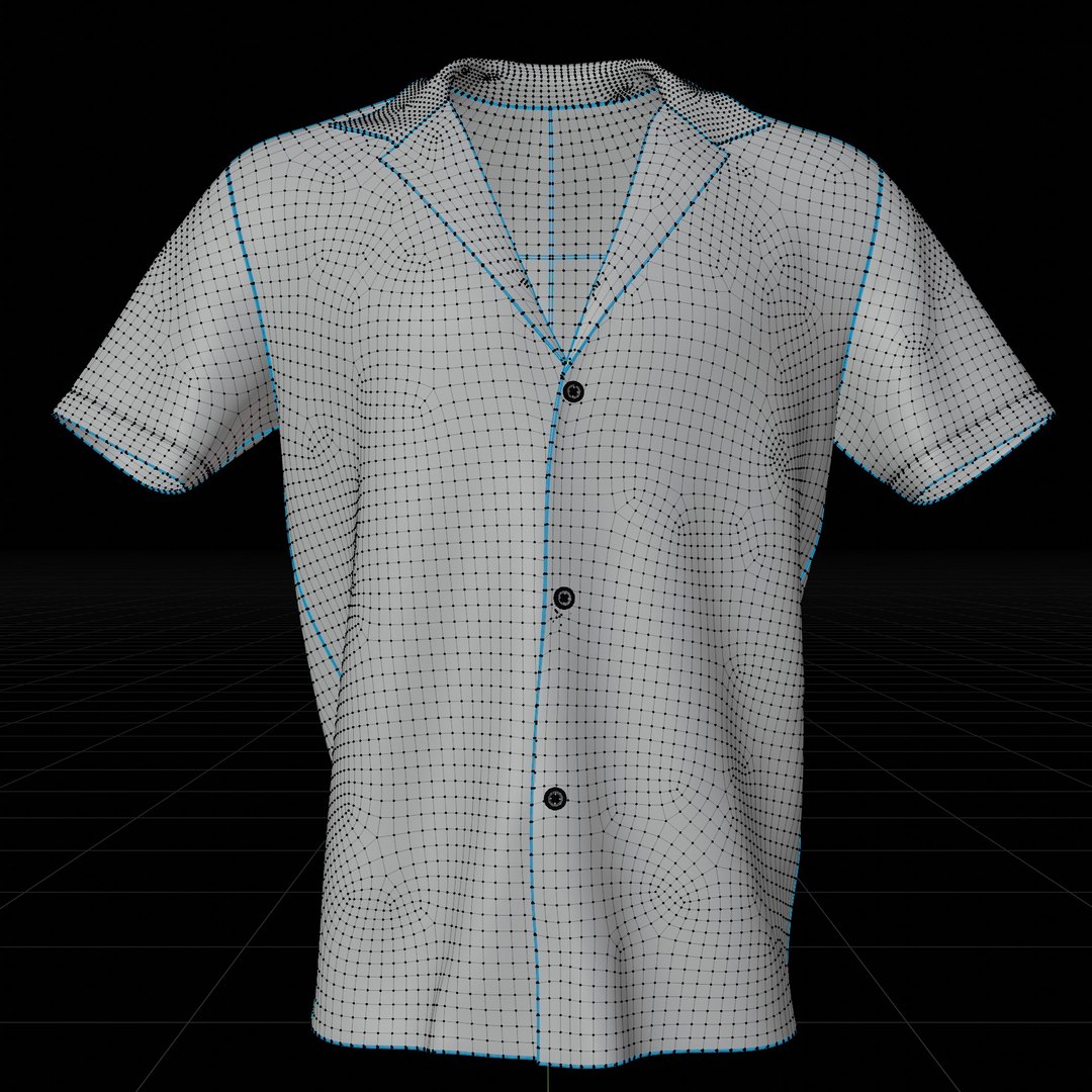 Shirt male 3D model - TurboSquid 1679390