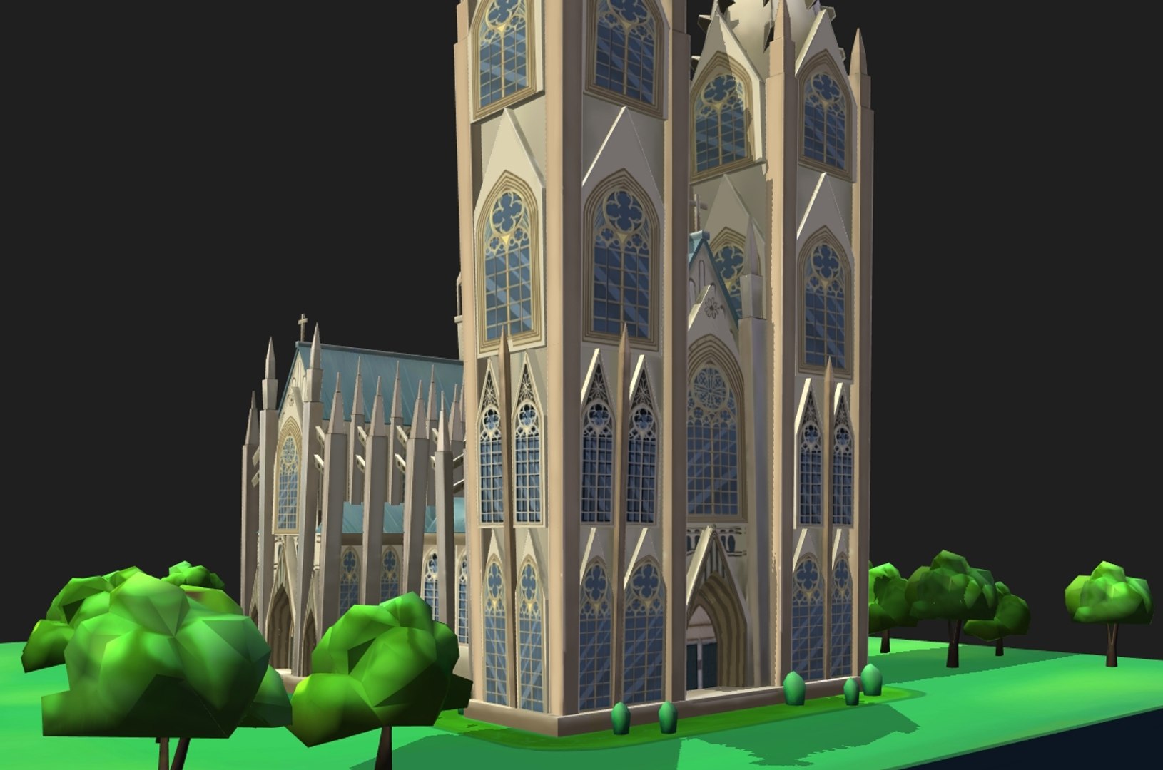 3D Architectural Cathedral Cologne World Model - TurboSquid 1276644