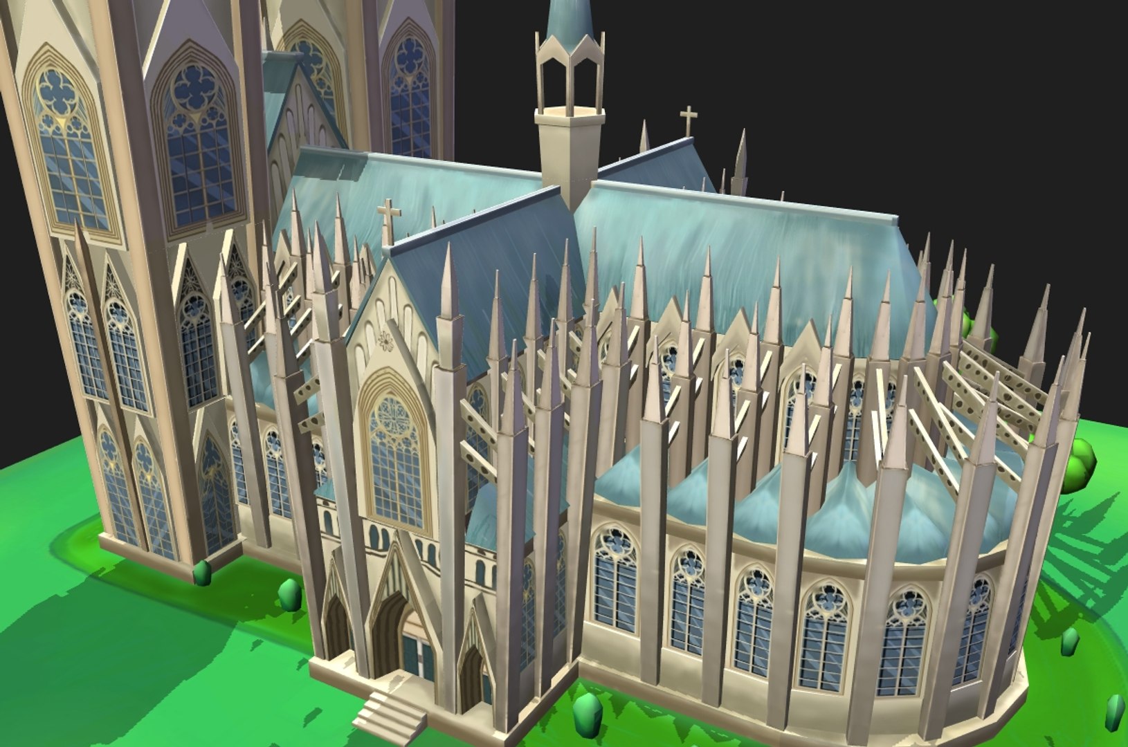 3D Architectural Cathedral Cologne World Model - TurboSquid 1276644