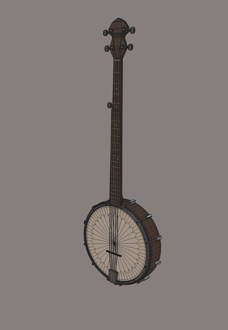 Banjo Music Instrument Model - TurboSquid 1664010
