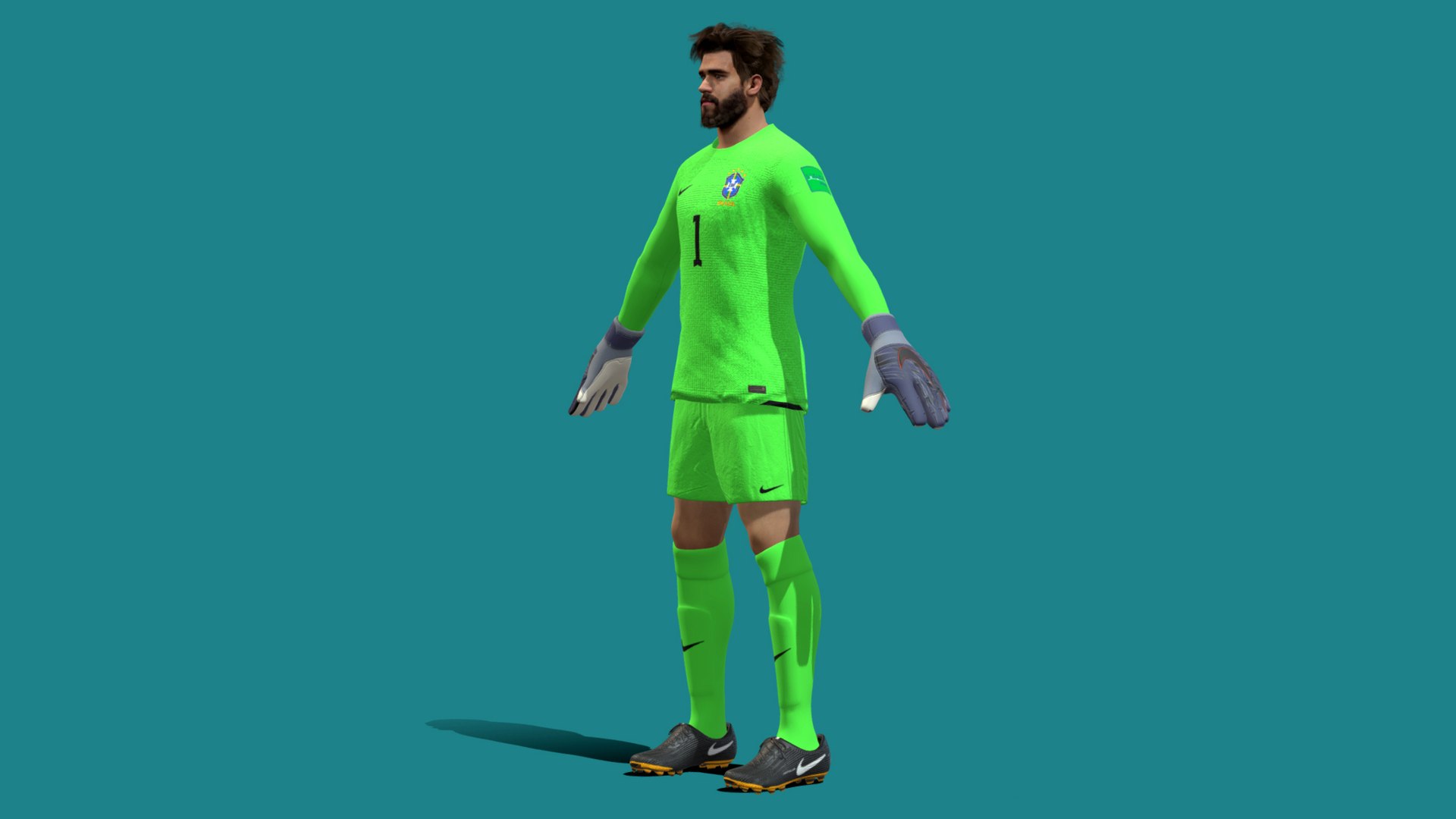 Alisson Becker Brazil 3D Model - TurboSquid 1998564