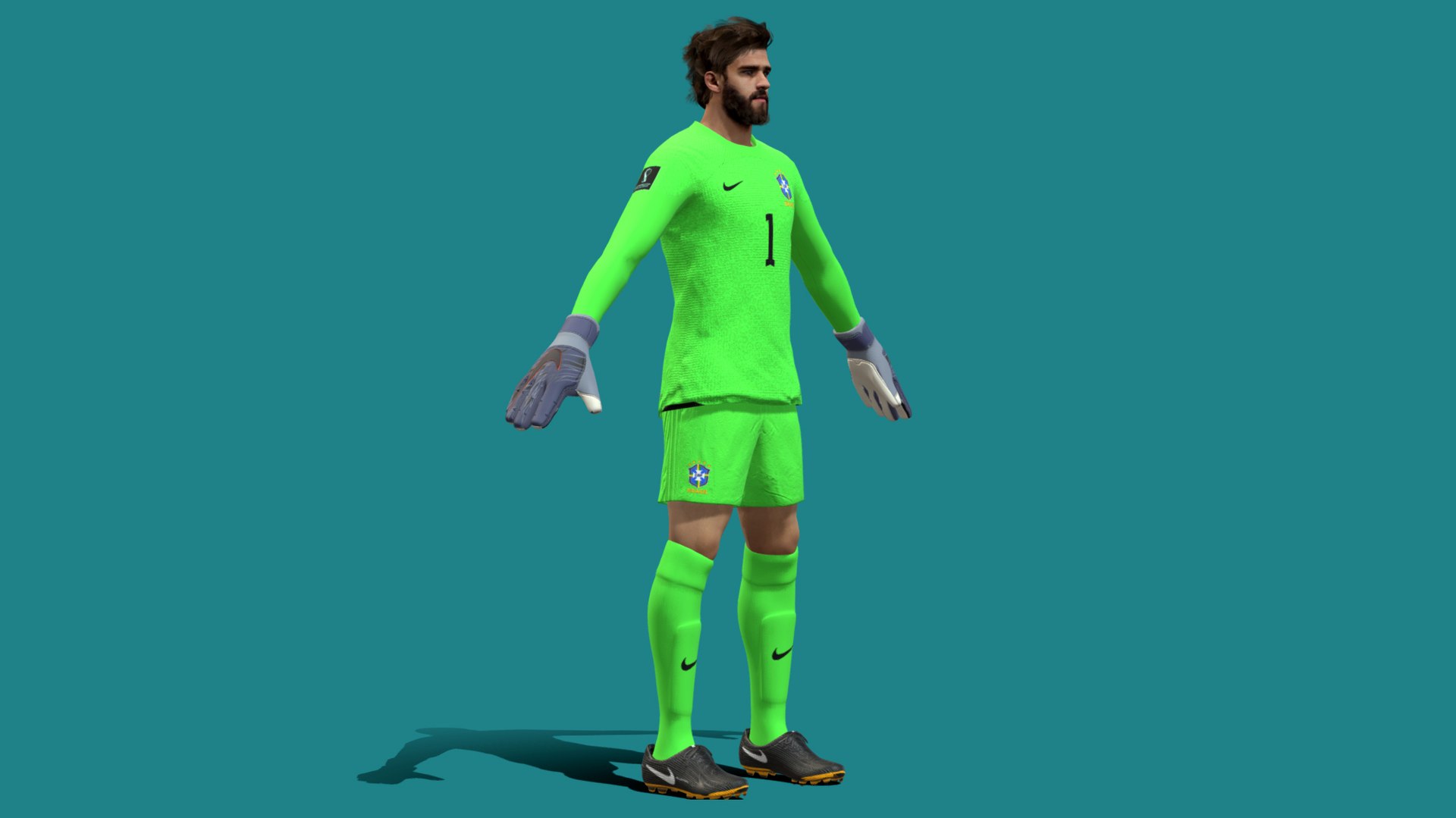 Alisson Becker Brazil 3D Model - TurboSquid 1998564