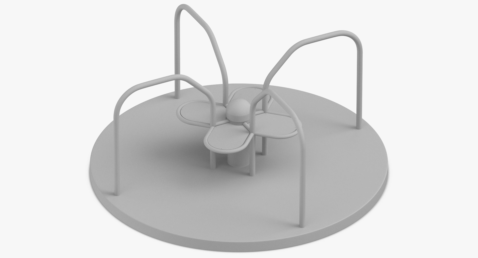 3d Merry-go-round X Model