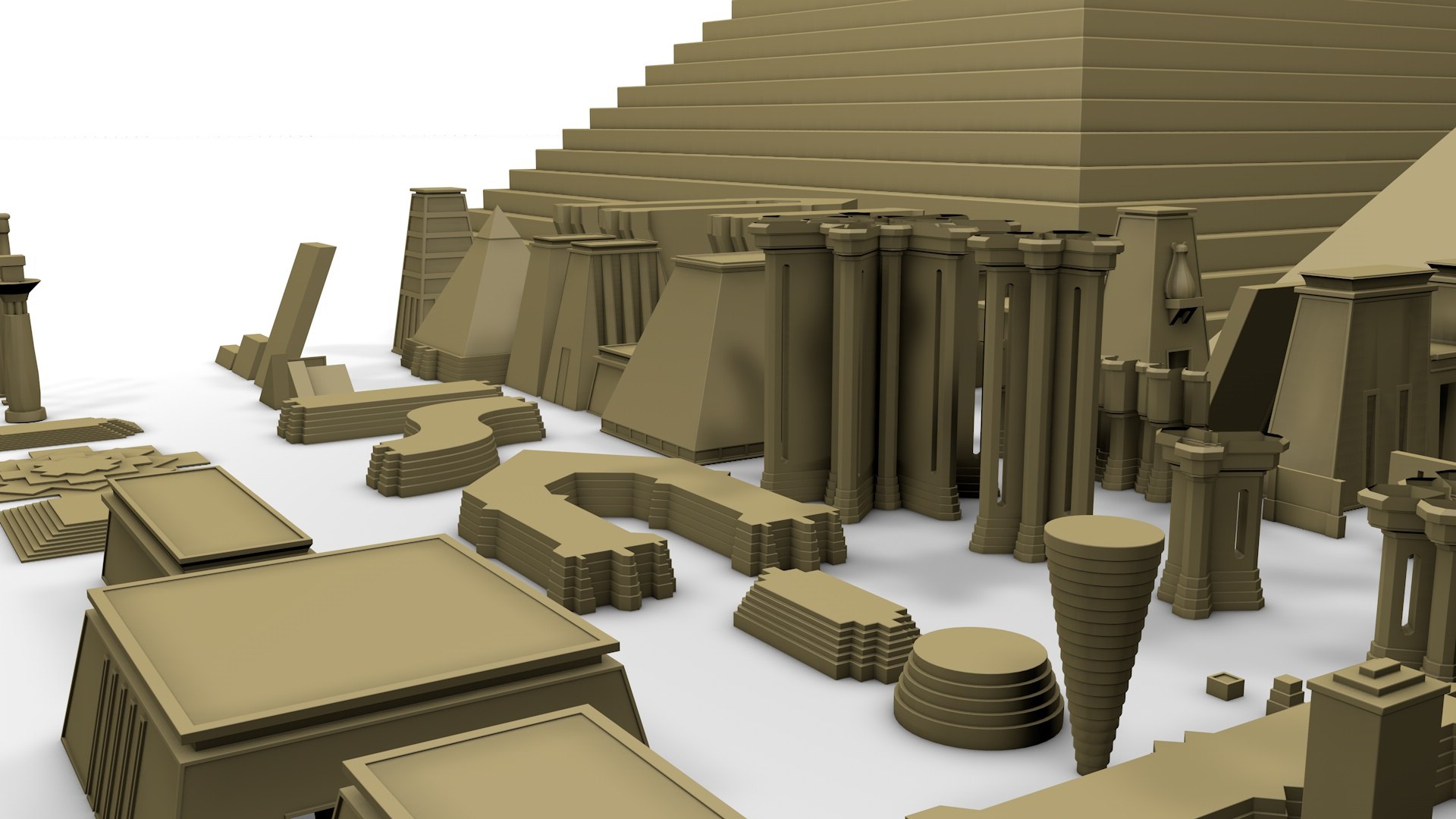 Ancient Egypt Game Assets 3D Model - TurboSquid 2156795