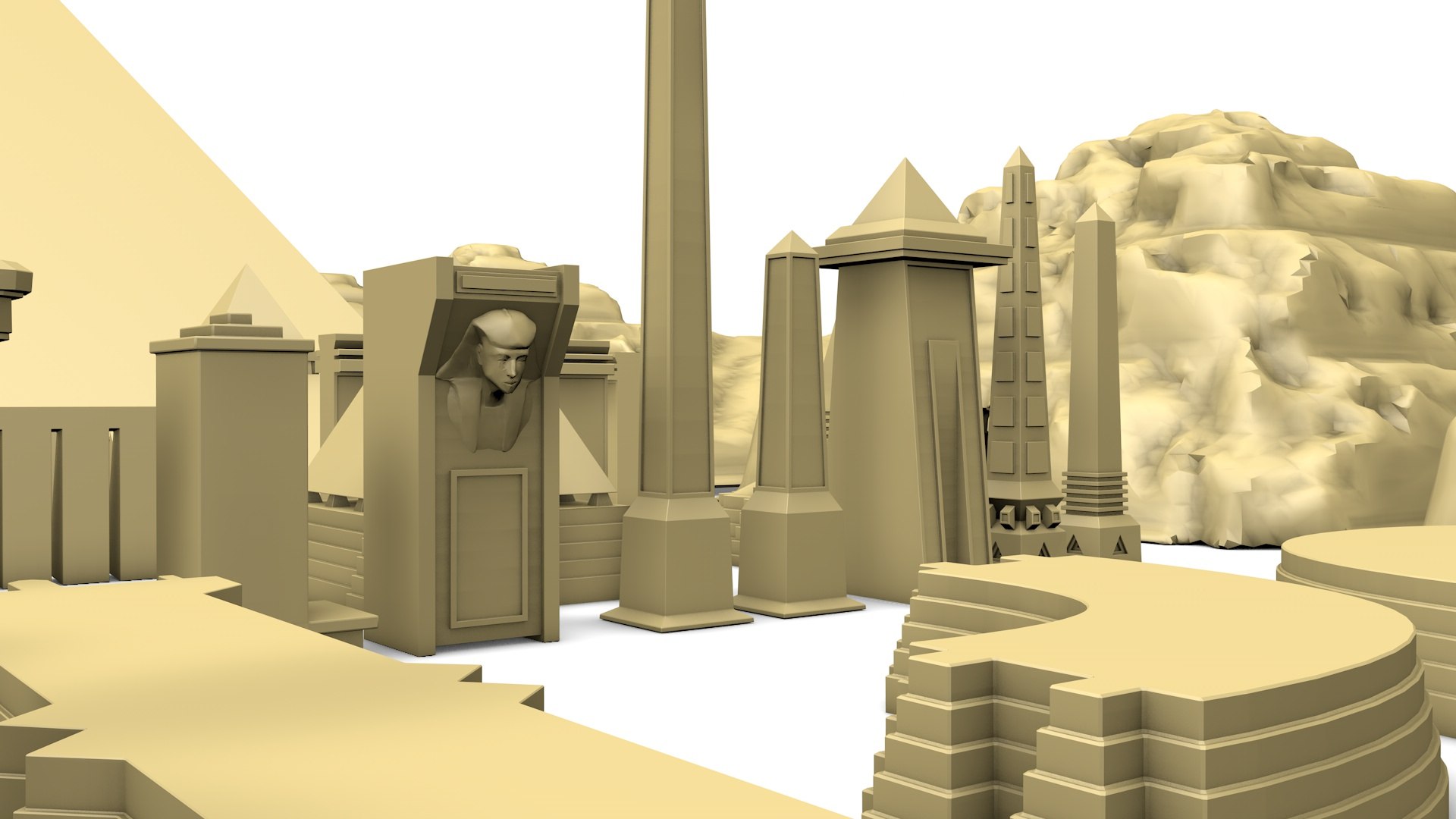 Ancient Egypt Game Assets 3D Model - TurboSquid 2156795