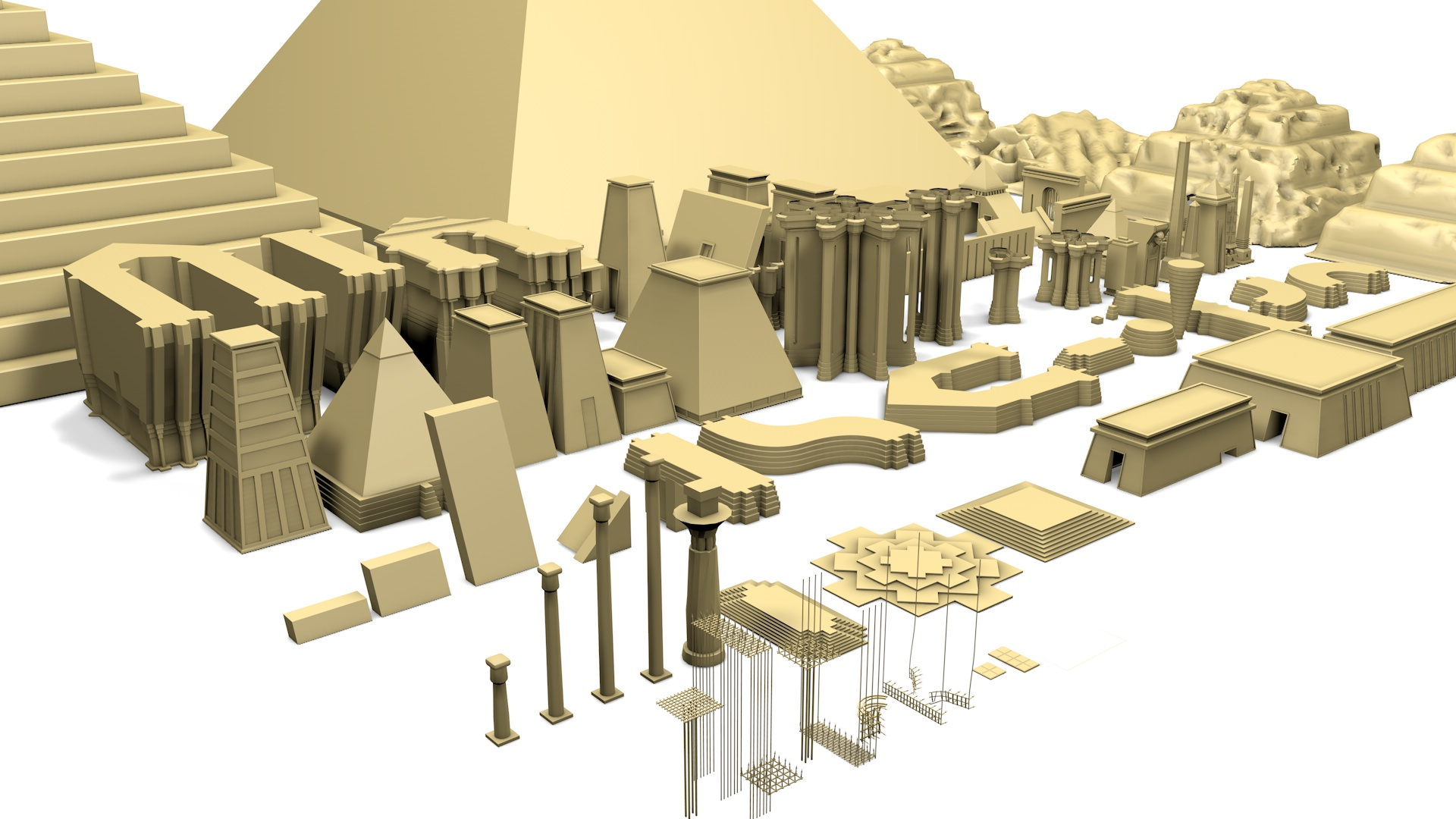 Ancient Egypt Game Assets 3D model - TurboSquid 2156795