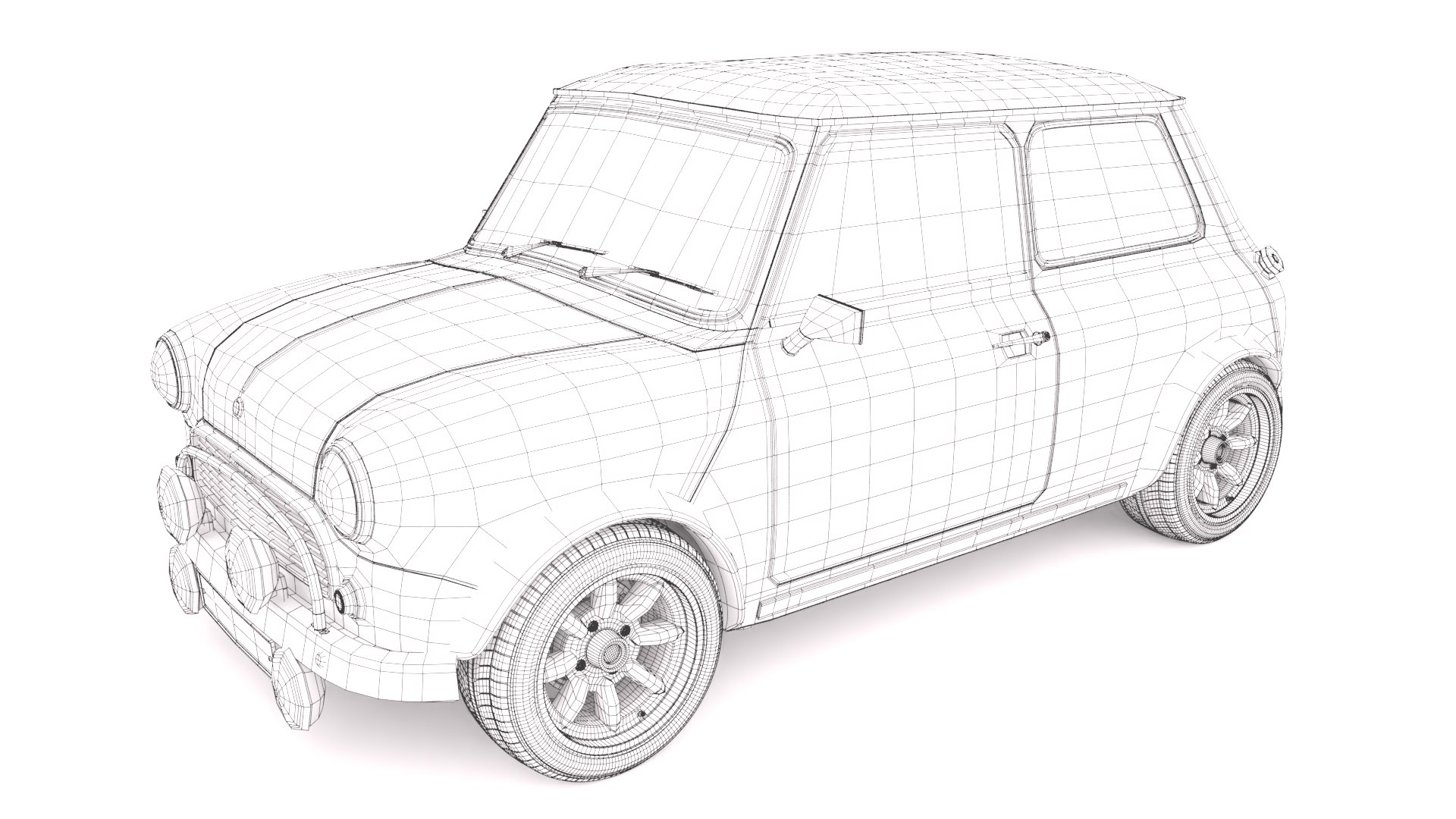 Classic car 3D model - TurboSquid 2019194