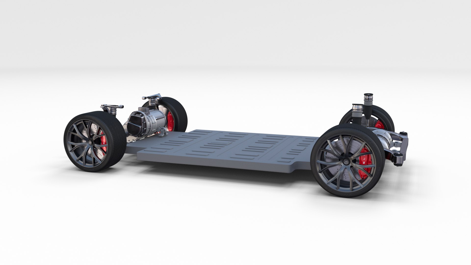 Tesla roadster chassis 3D - TurboSquid 1566130