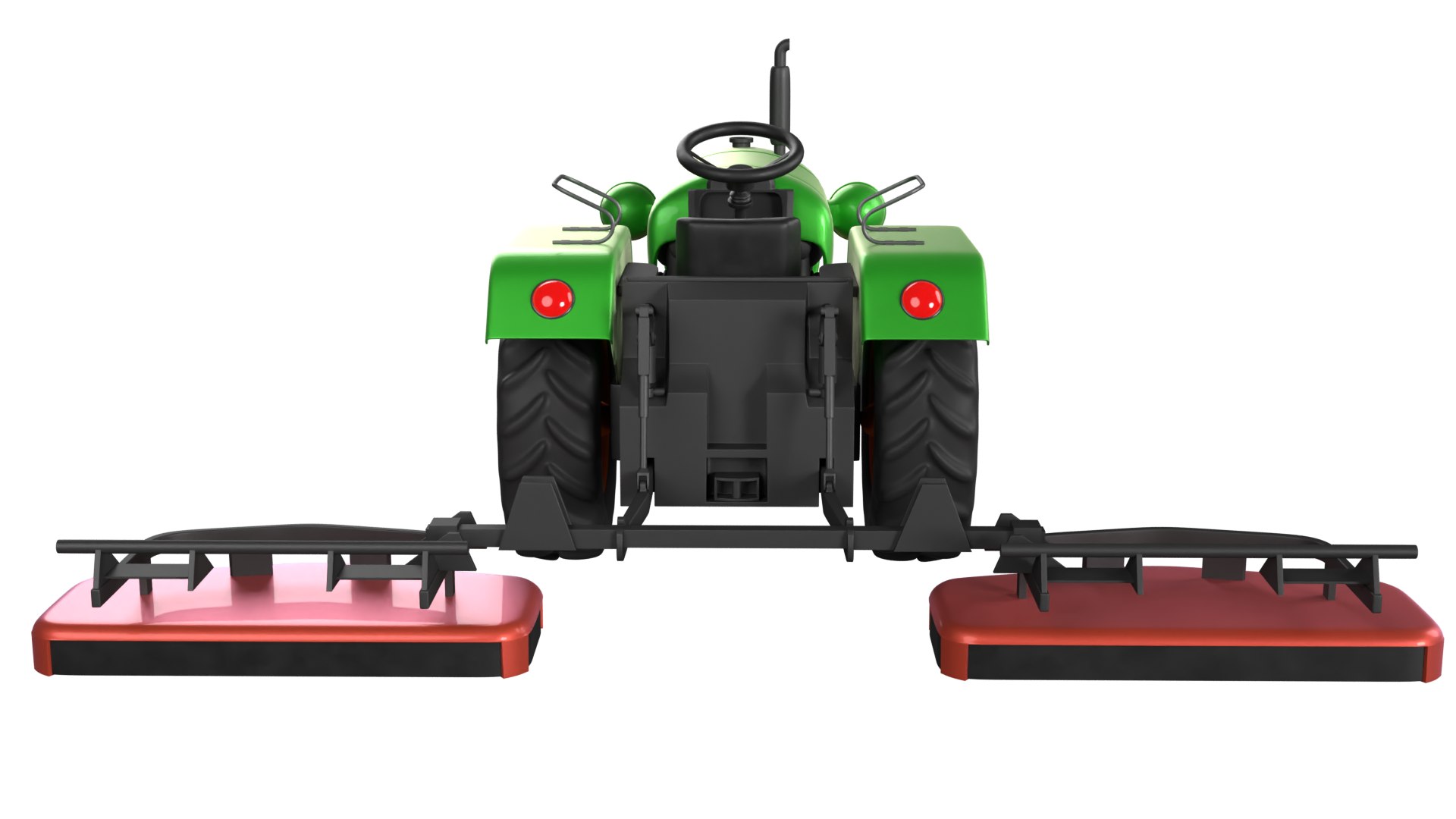 3D Tractor Grass Mover - TurboSquid 2226780