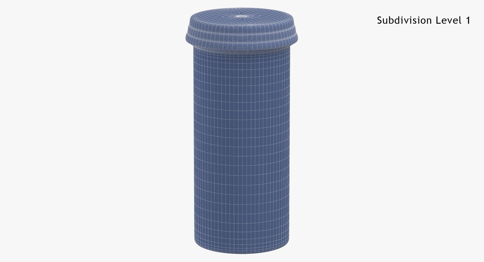 Pill Pod Vial 5dram 18ml Full 3D Model - TurboSquid 2056098