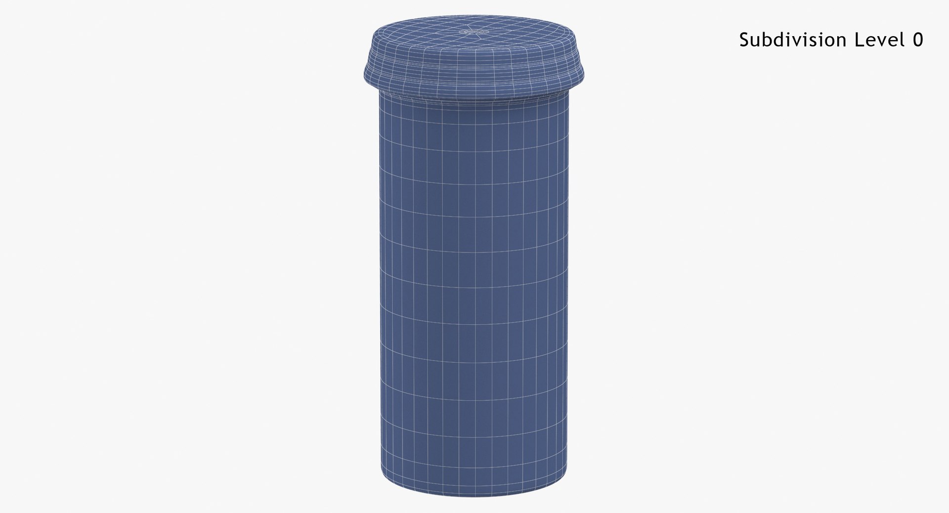 Pill Pod Vial 5dram 18ml Full 3D Model - TurboSquid 2056098