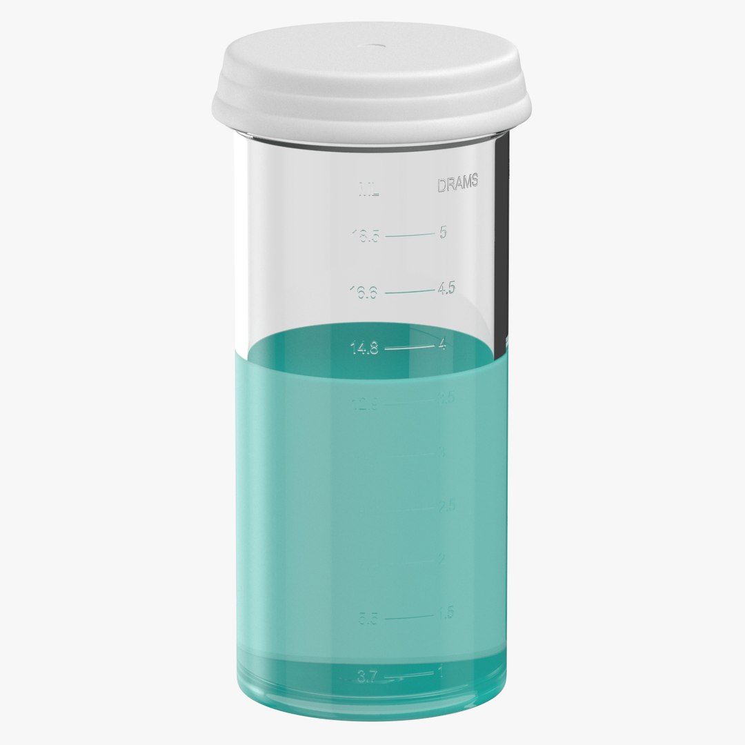Pill Pod Vial 5dram 18ml Full 3D model - TurboSquid 2056098