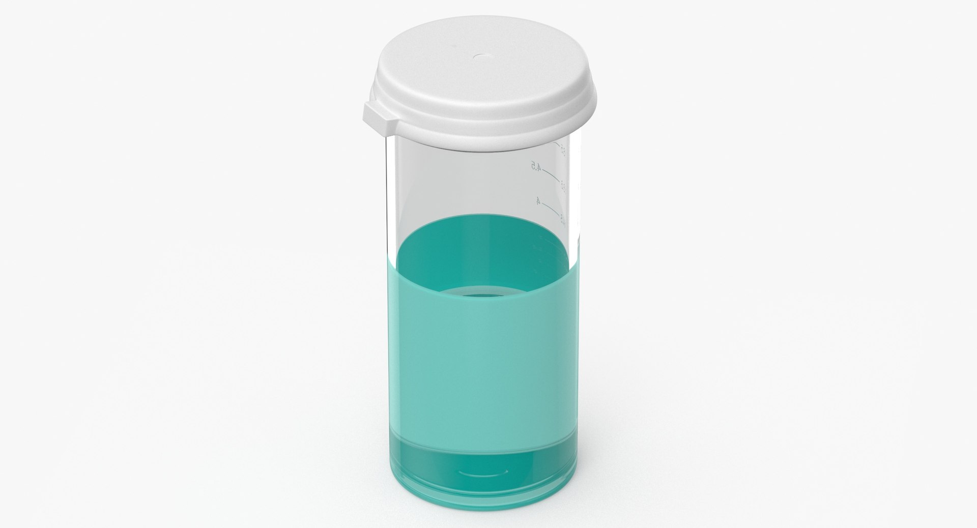 Pill Pod Vial 5dram 18ml Full 3D Model - TurboSquid 2056098