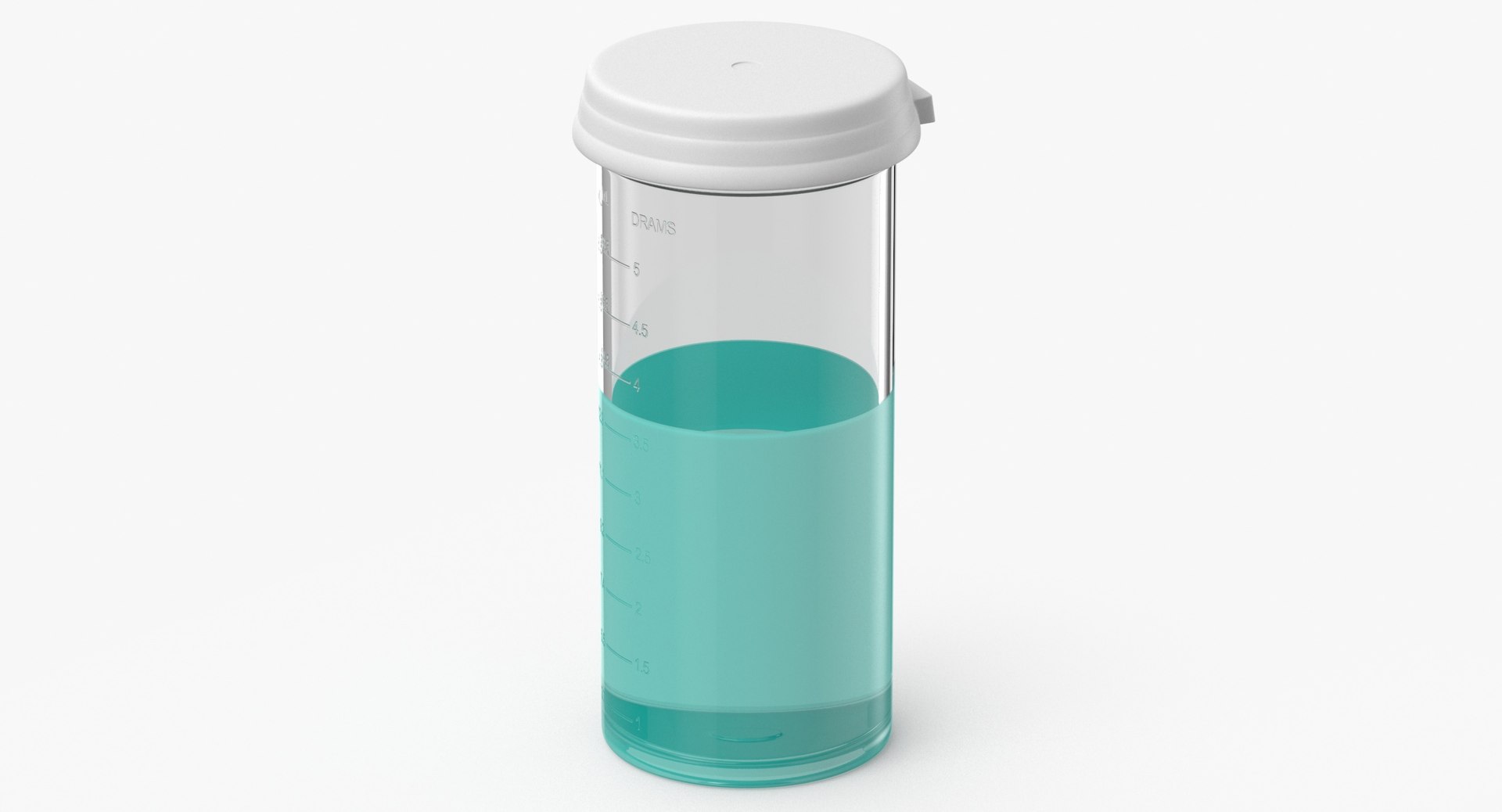 Pill Pod Vial 5dram 18ml Full 3D Model - TurboSquid 2056098