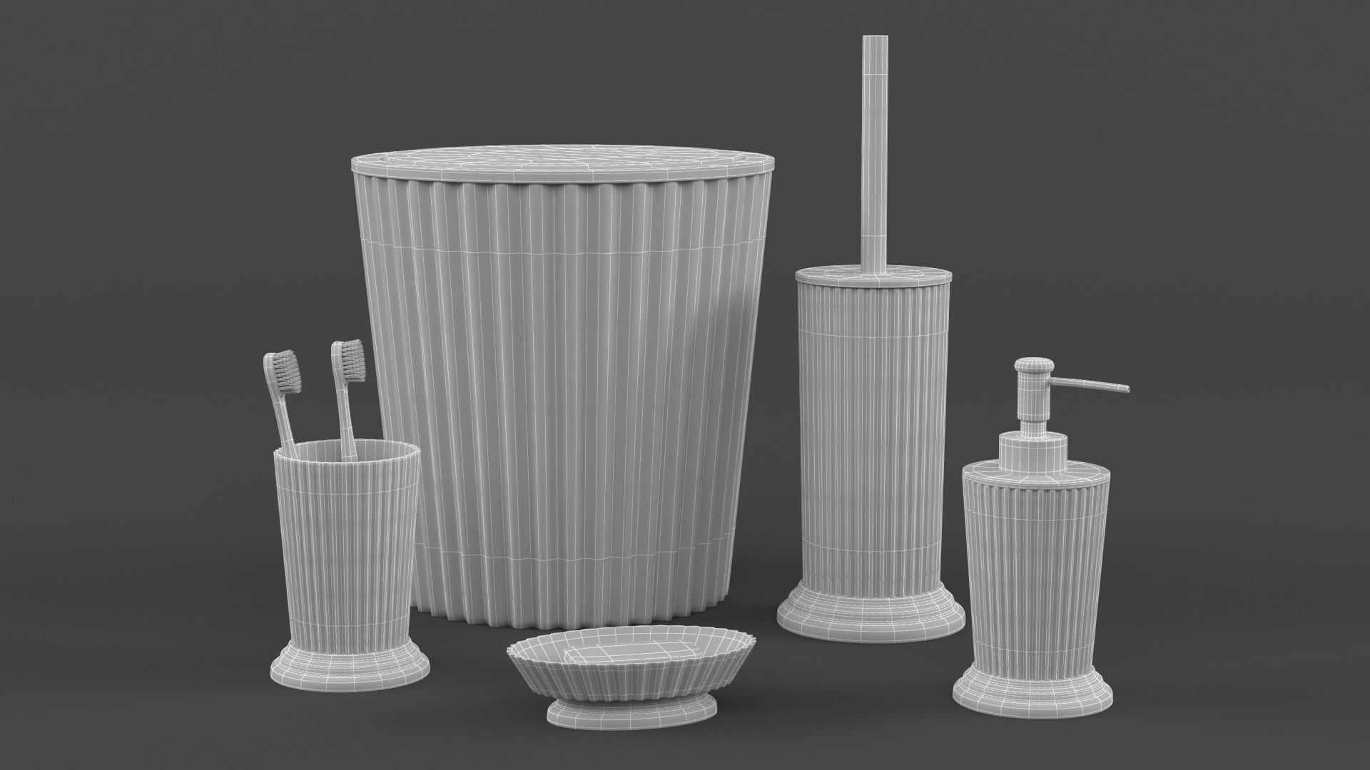 3D Bathroom Products model - TurboSquid 2076106