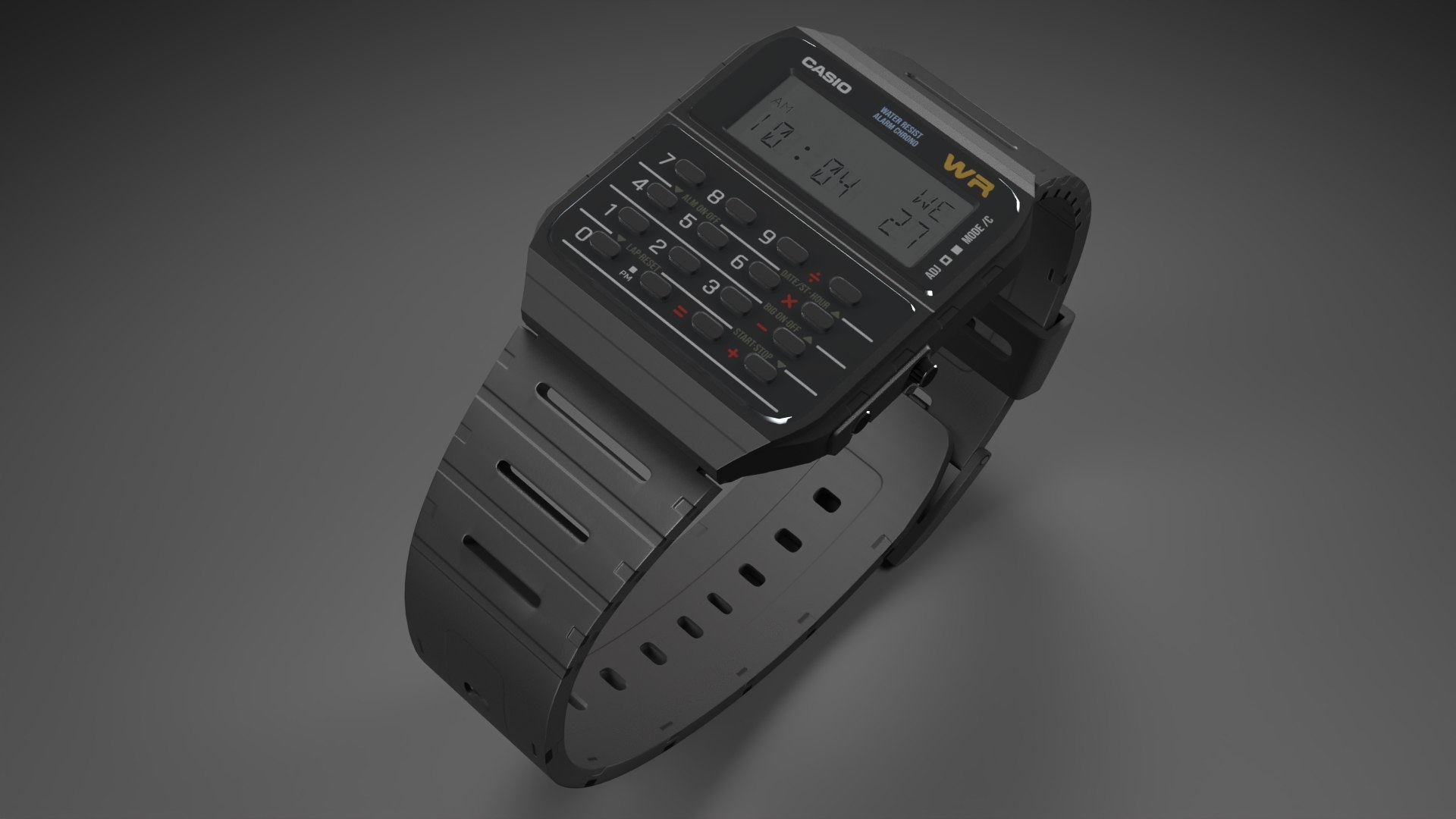 Casio Calculator Wrist Watch CA-53W 3D Model - TurboSquid 2237515
