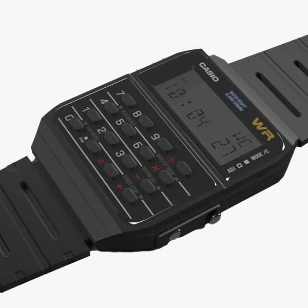 modelo 3d Reloj de pulsera Casio con calculadora CA-53W - TurboSquid ...