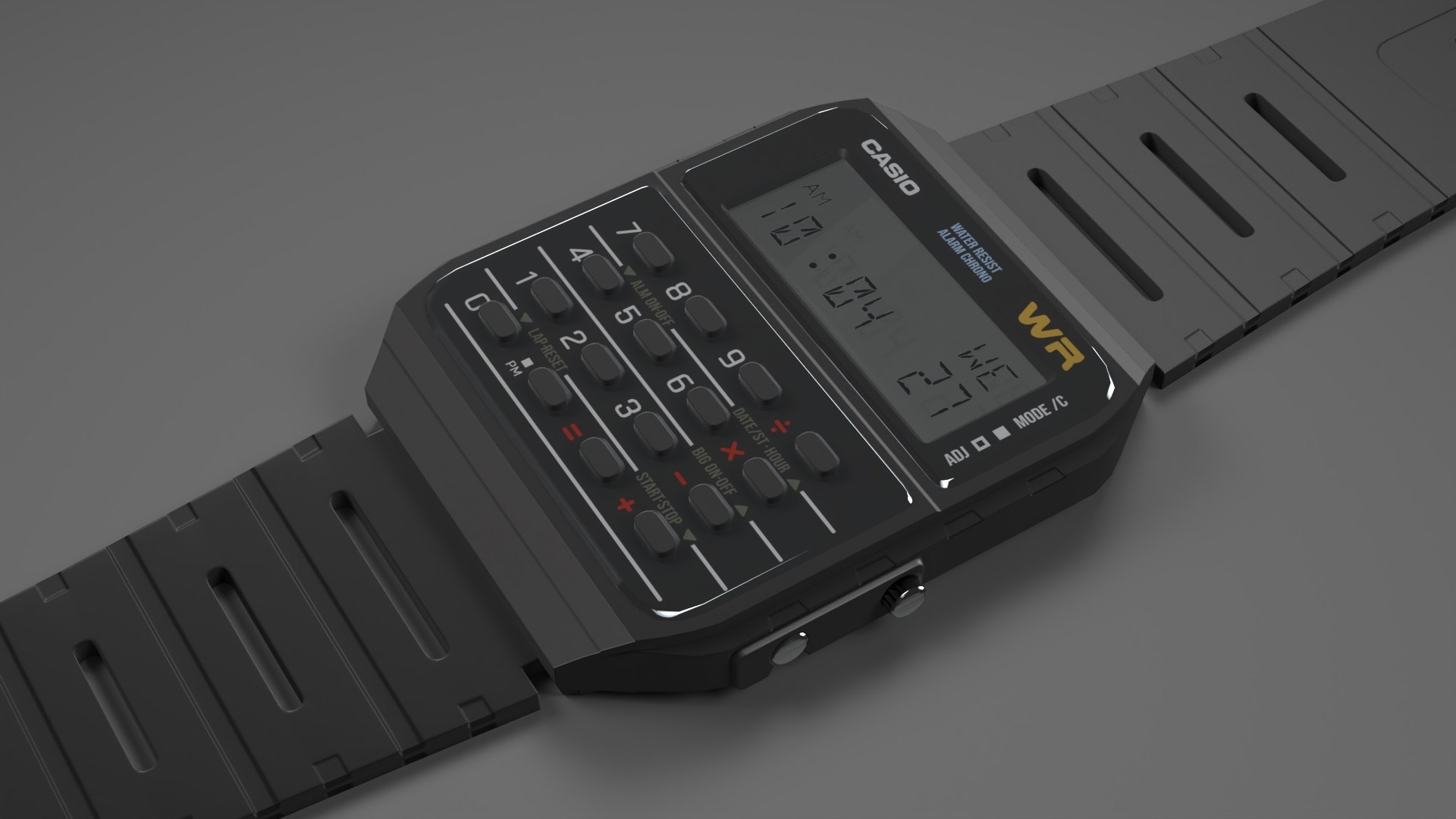 Casio Calculator Wrist Watch CA-53W 3D Model - TurboSquid 2237515
