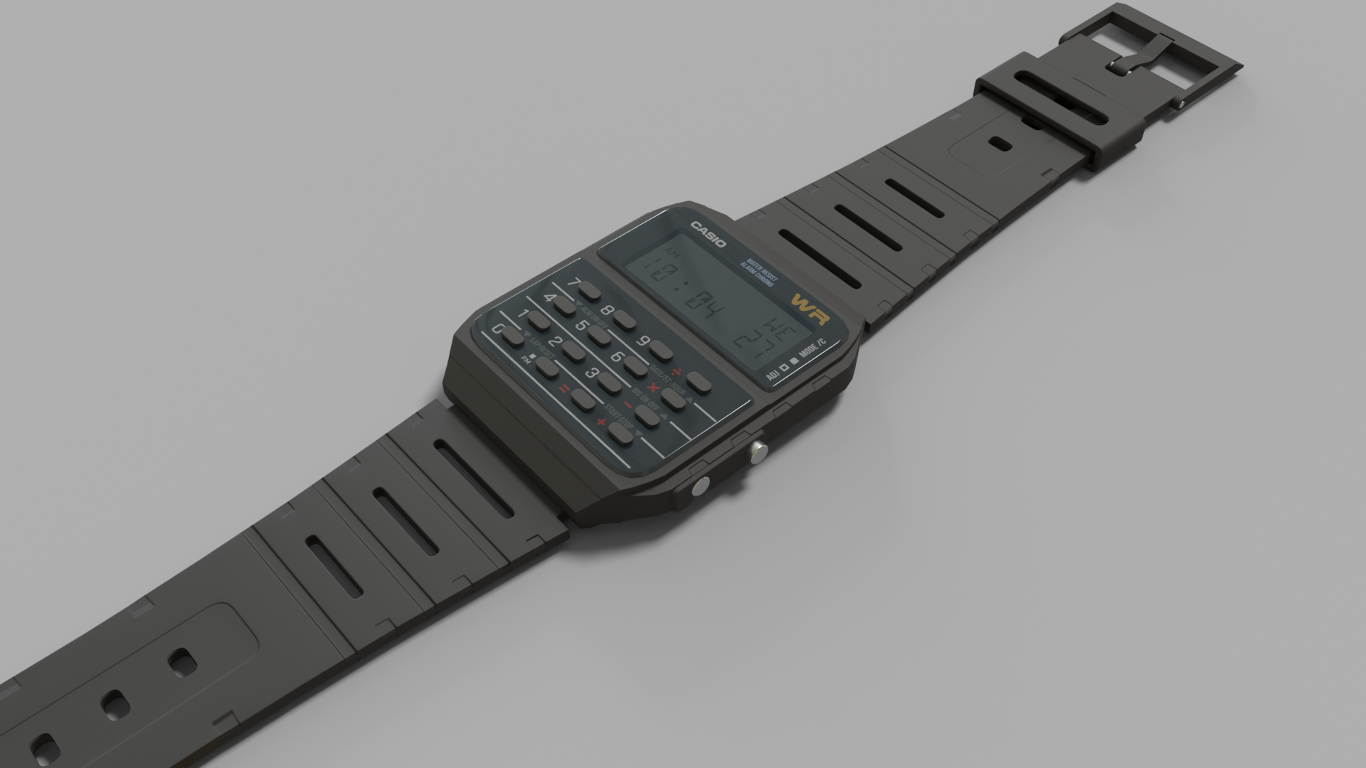 Casio Calculator Wrist Watch CA-53W 3D Model - TurboSquid 2237515