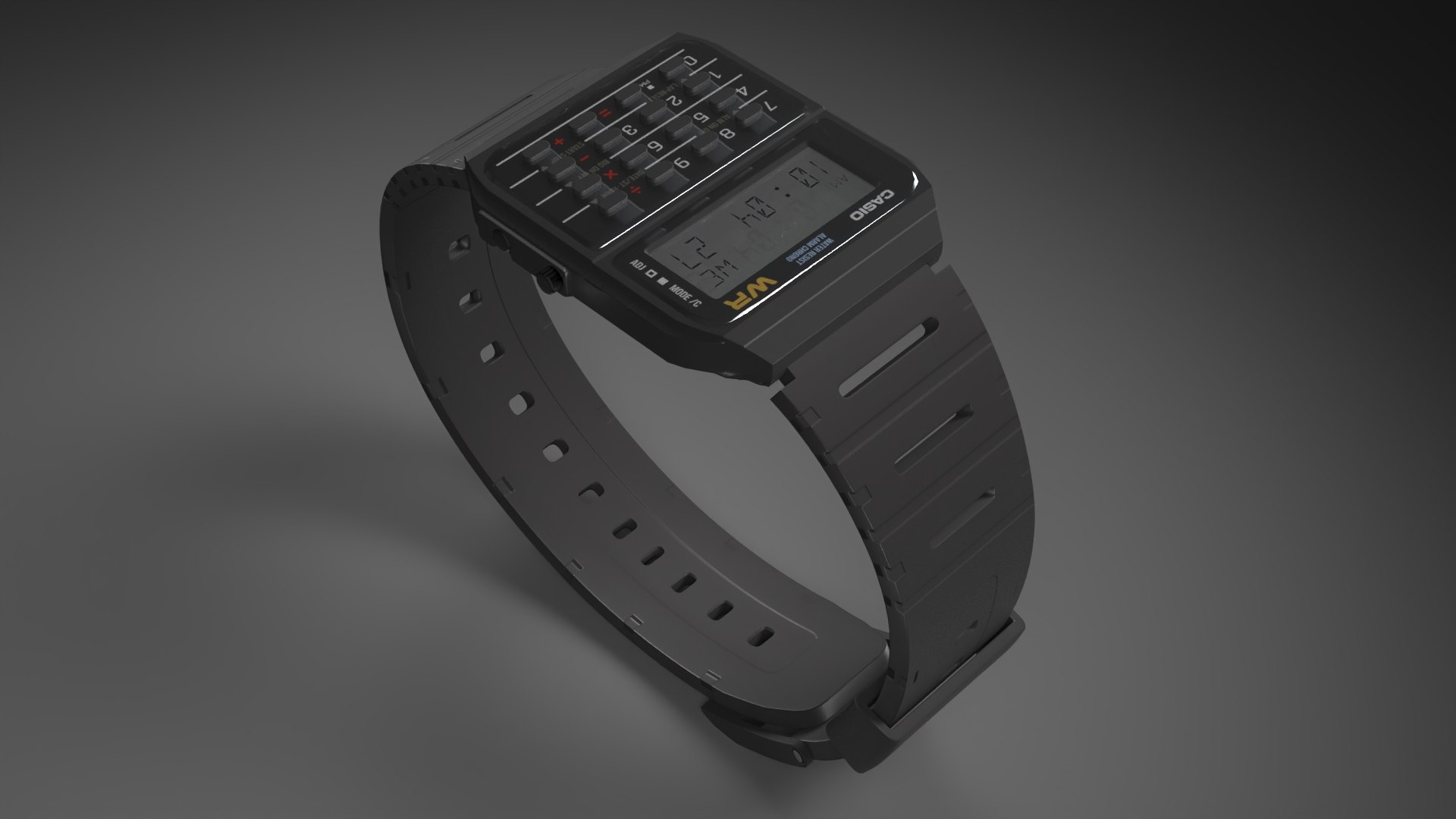 Casio Calculator Wrist Watch CA-53W 3D Model - TurboSquid 2237515
