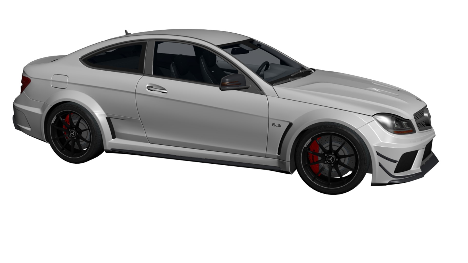 3d Mercedes Benz C63 Amg