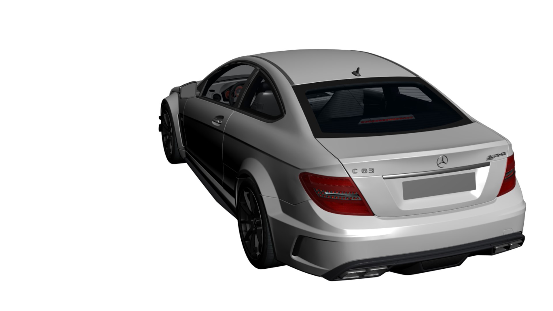 3d Mercedes Benz C63 Amg