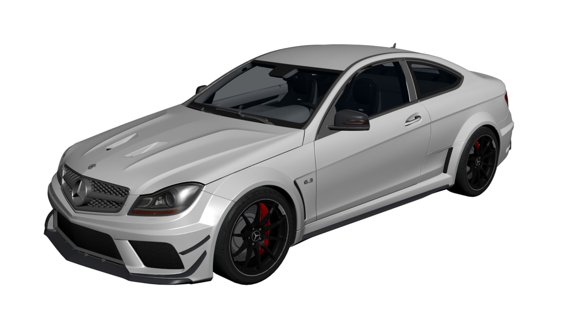 3d Mercedes Benz C63 Amg