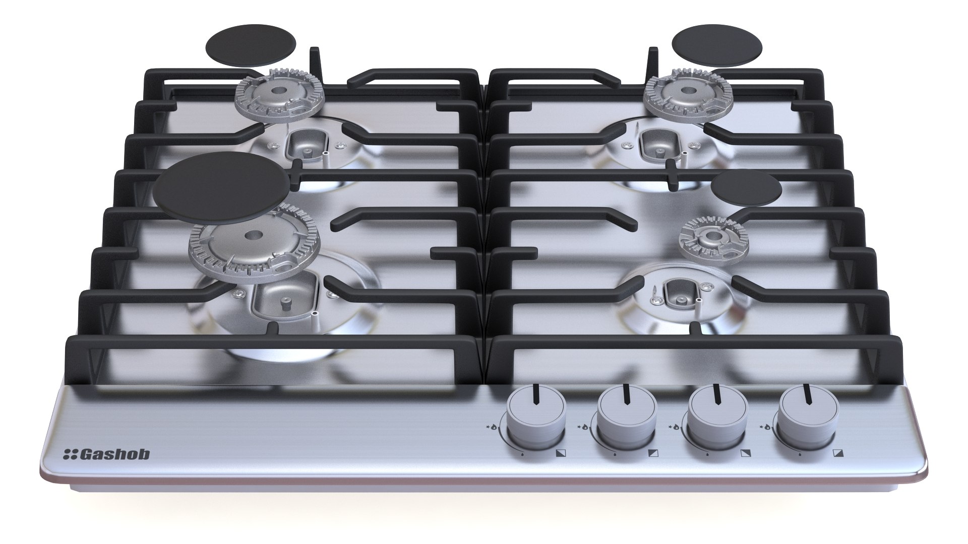 3D Gas Hob Model - TurboSquid 1545873